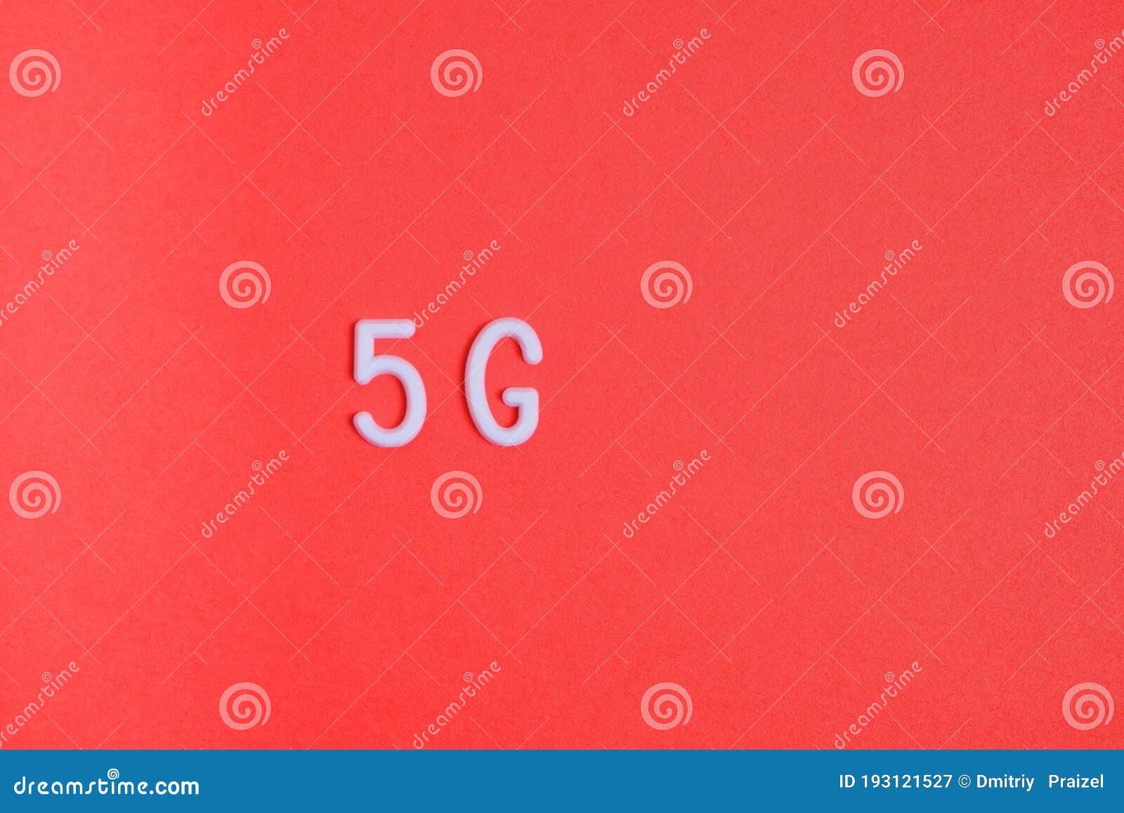 5g Network Logo on a Red Background Stock Image - Image of network ...