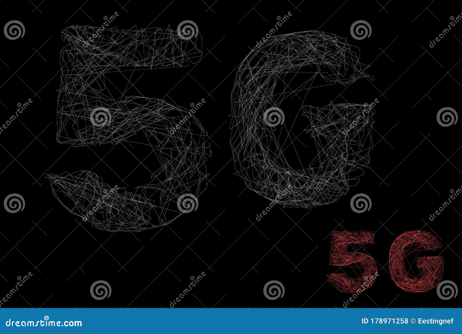 5G Network Sign. Wireless Internet Symbol. Curved Lines Vector ...