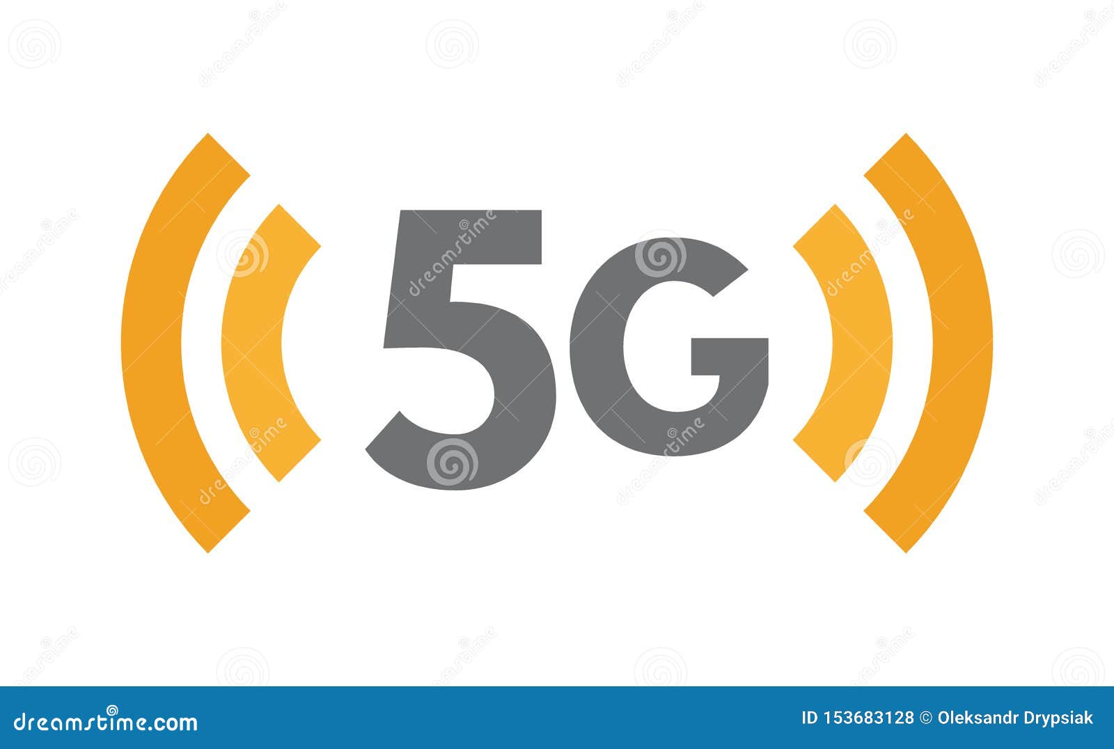5G Network Technology Icon. Fifth Generation Wireless Symbol ...