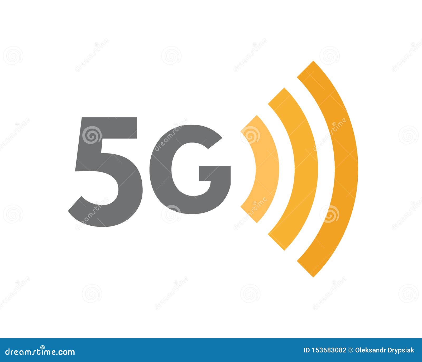5G Network Technology Symbol. Fifth Generation Wireless Internet Icon ...