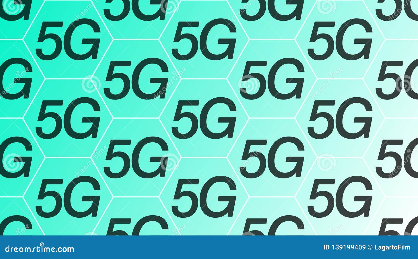 High Data Rate 5G Network, Vector Symbol Conception Stock Vector ...