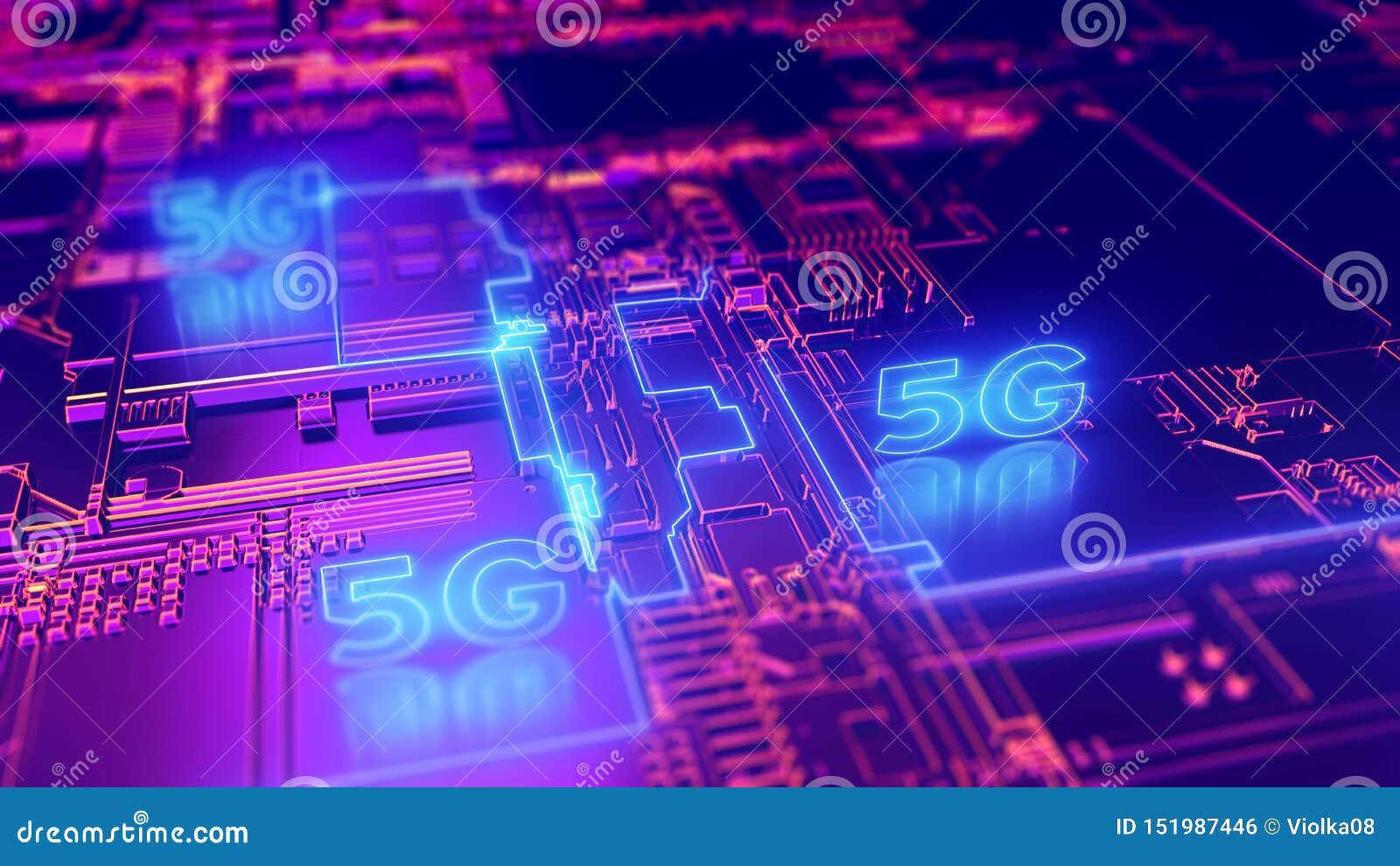 5G network wireless system stock photo. Image of neon - 151987446