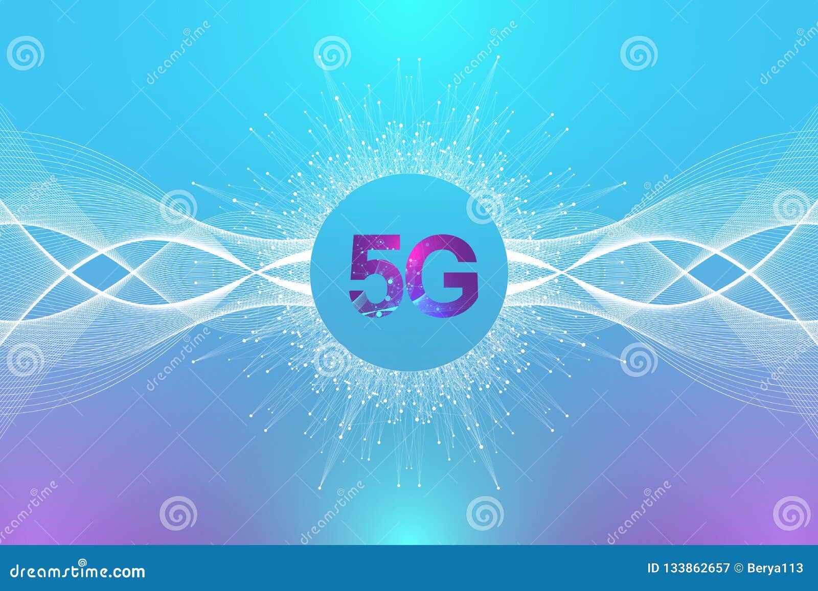 5G Network Wireless System and Internet Connection Background. 5G ...