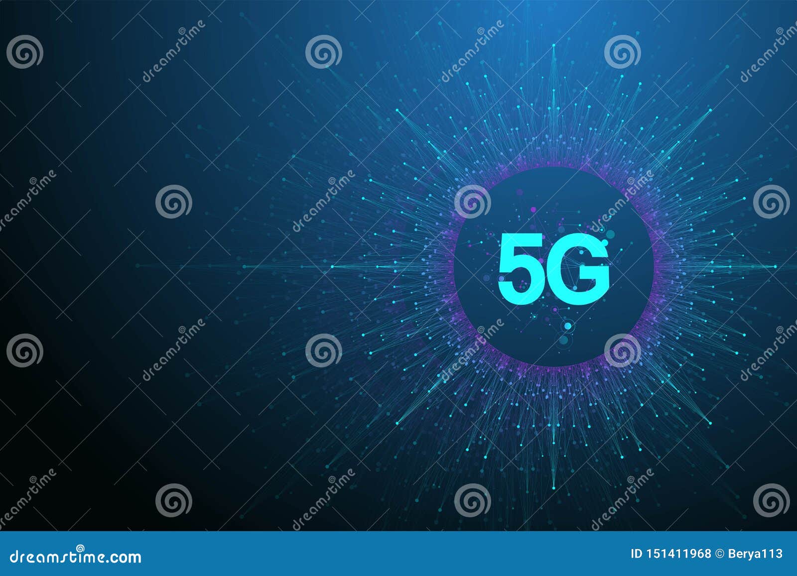 5G Network Wireless Systems and Internet Vector Illustration ...