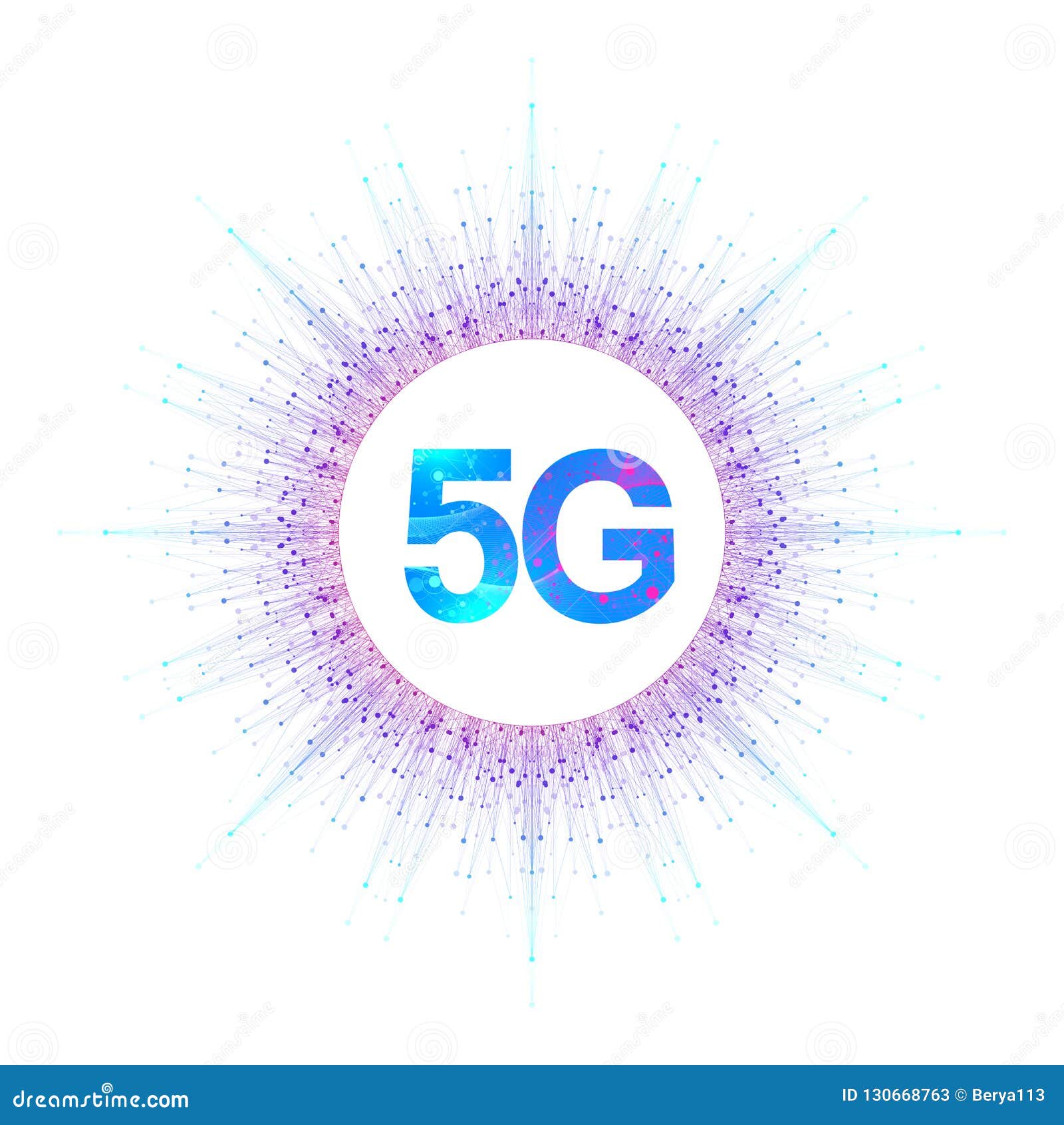5G Network Wireless Systems and Internet Vector Illustration ...