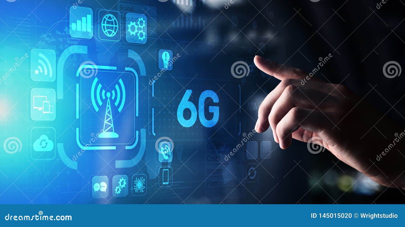 6G New Generation Telecommunication Fast Internet And Technology ...