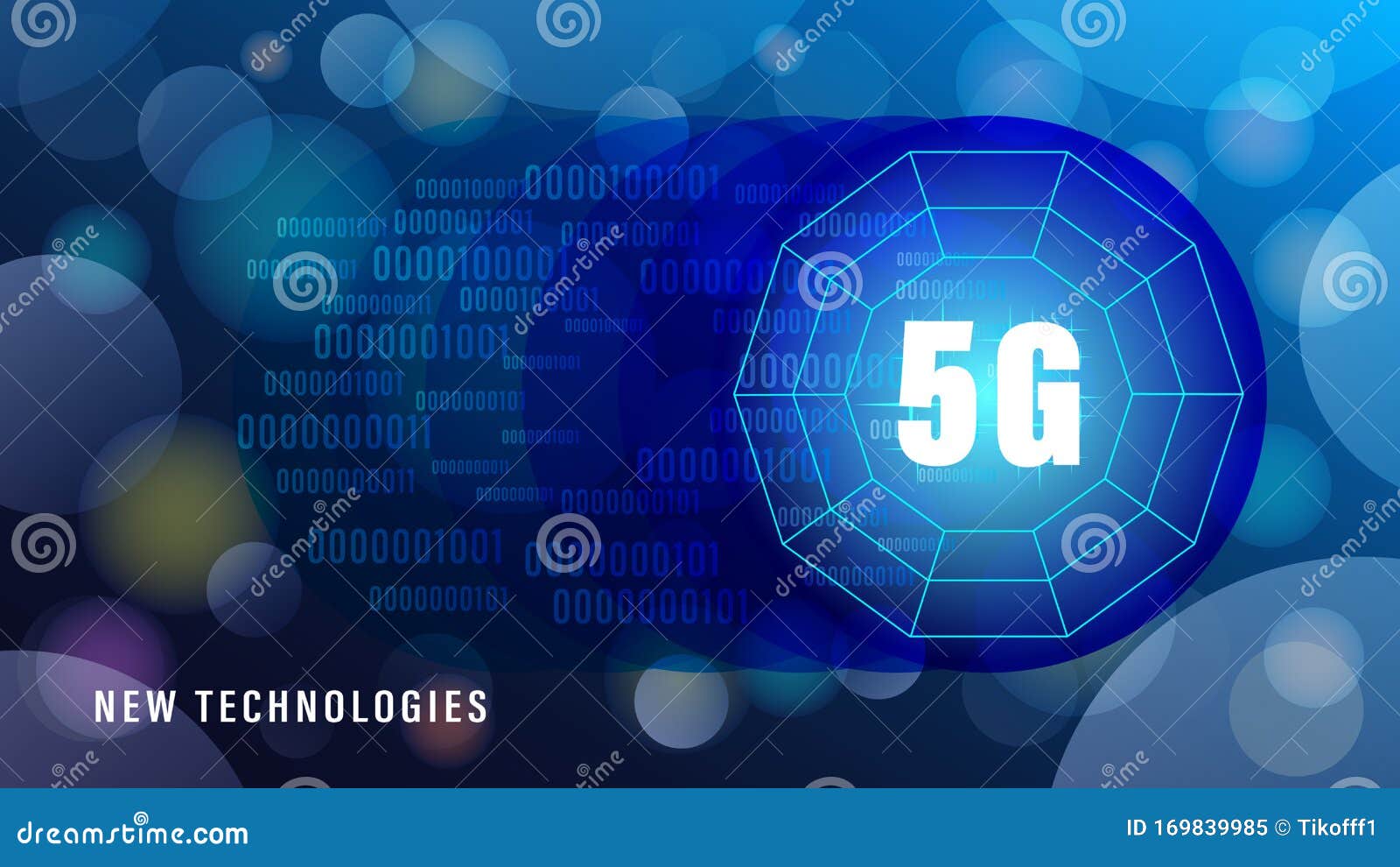 5G New Technologies Wireless Internet Wifi Connection Banner Stock ...