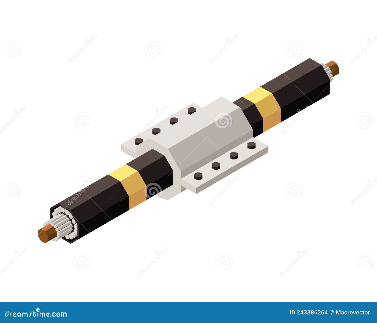 5G Optical Fiber Composition Stock Vector - Illustration of object ...