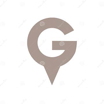 G pin logo stock vector. Illustration of simple, flat - 99647262