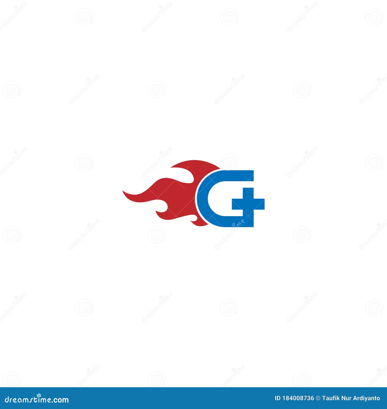 G plus connection logo stock vector. Illustration of fire - 184008736