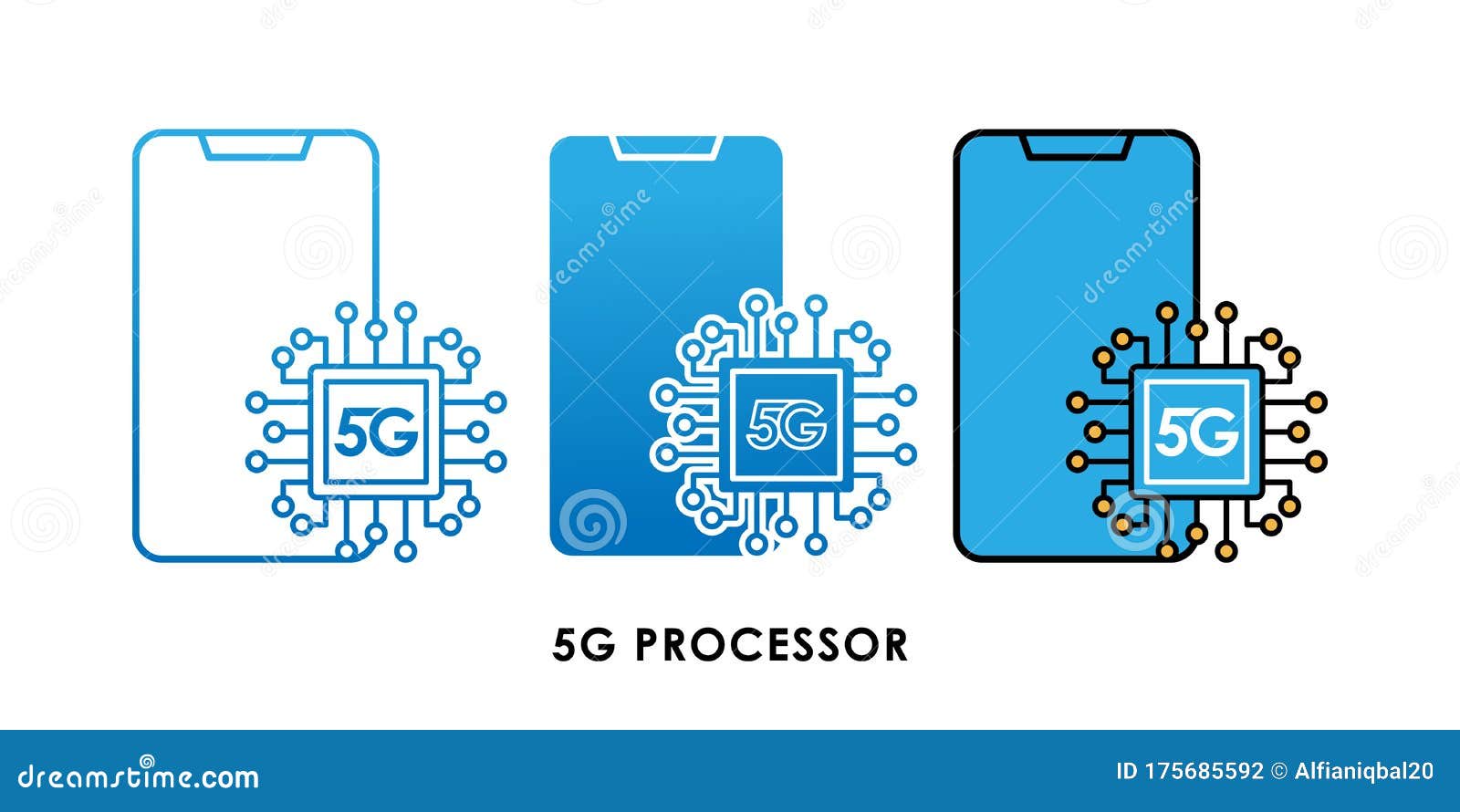 5G Processor Icon Logo Vector Illustration. 5G CPU Engine Vector ...
