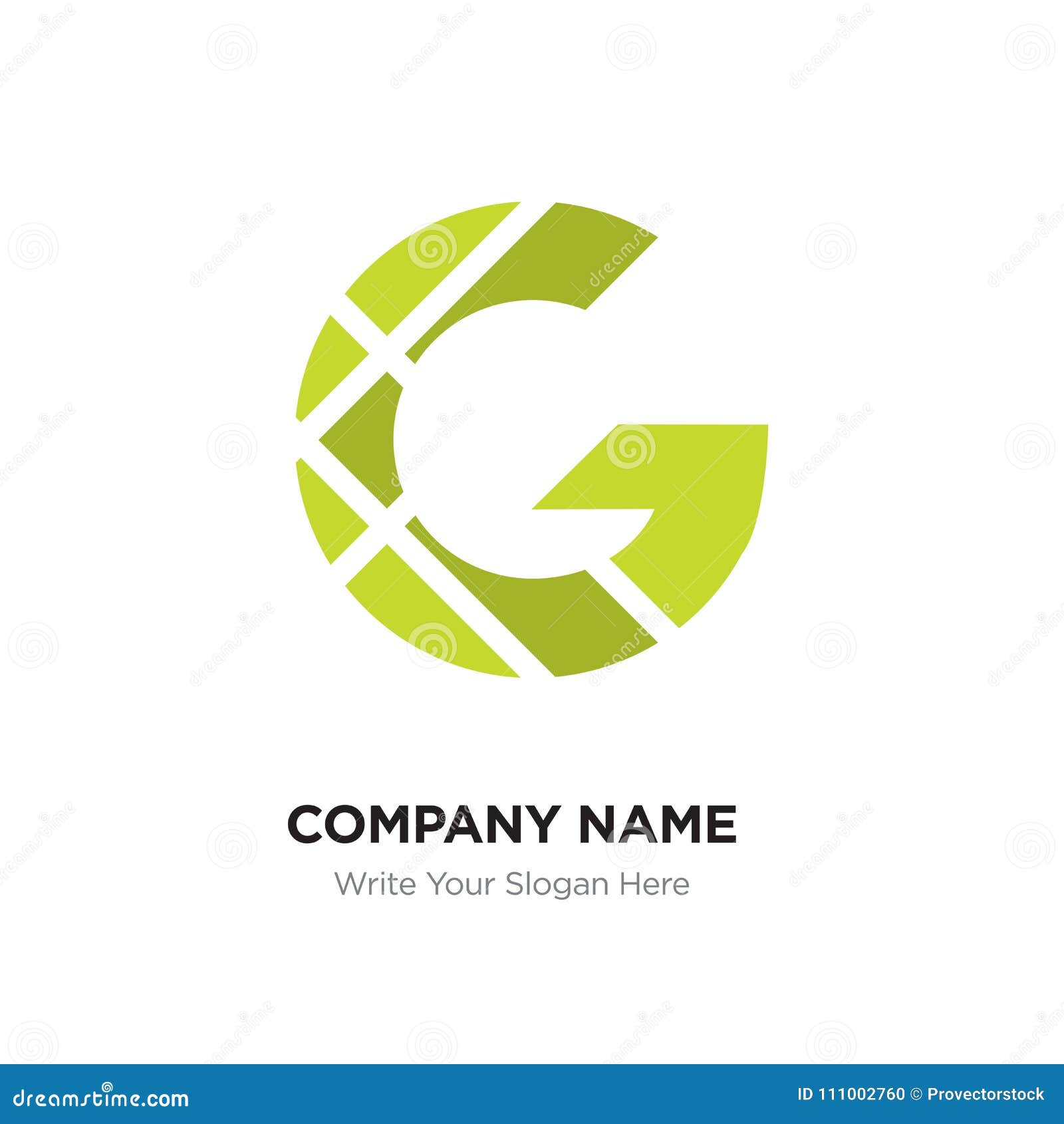 G Rotula O Logotipo Com Linha Elementos Conectada Verde Geome Abstrato ...