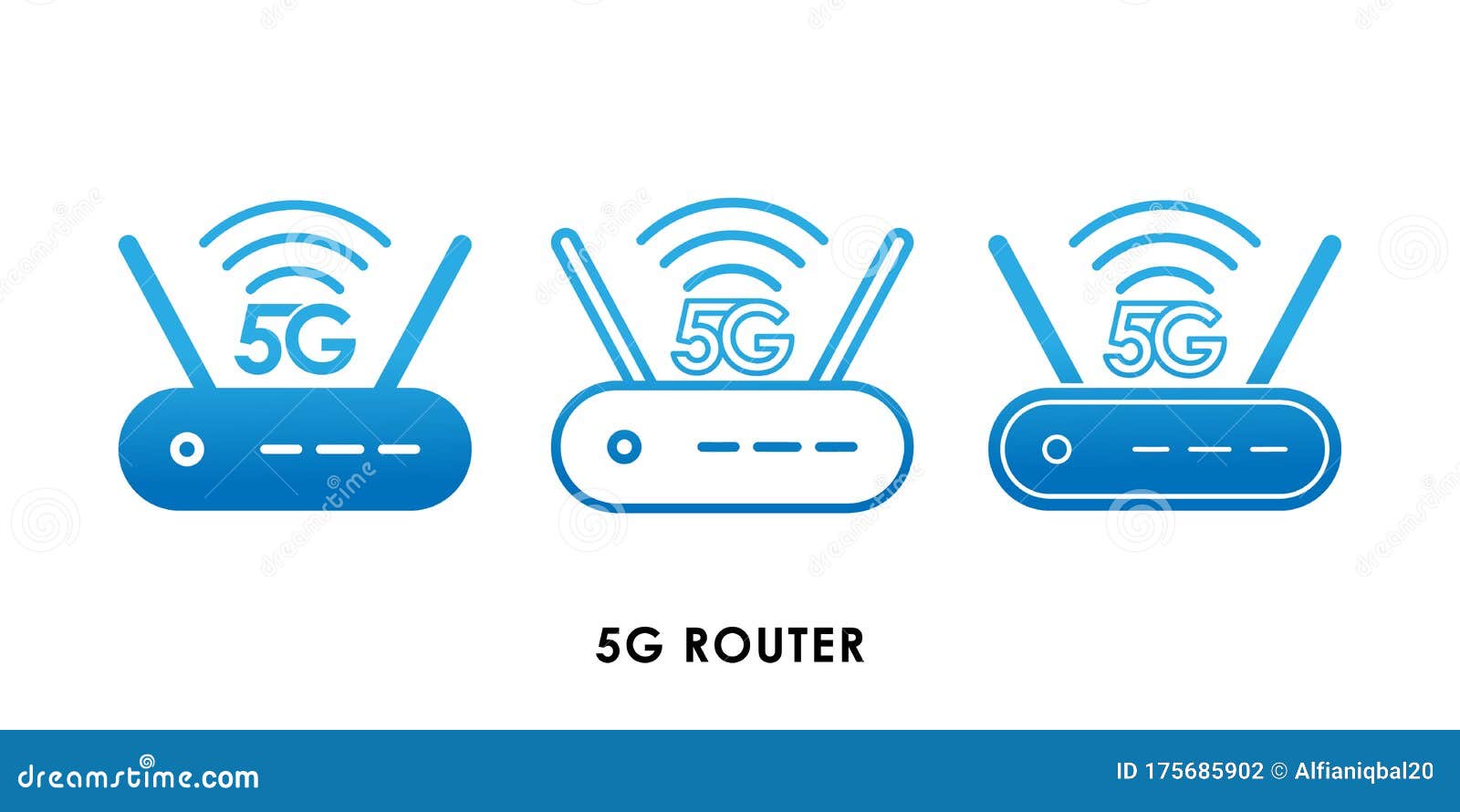 5G Router Icon Logo Vector Illustration. 5G Internet Connection Vector ...