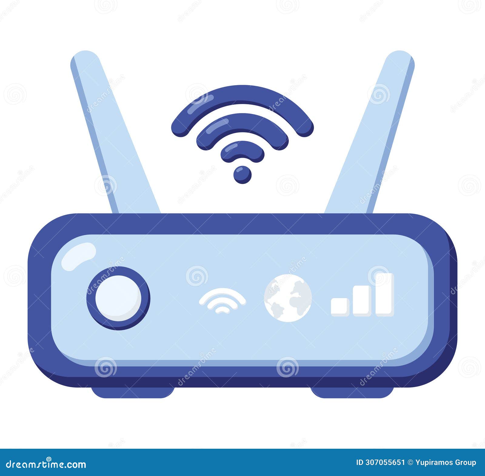 5G router signal stock vector. Illustration of service - 307055651