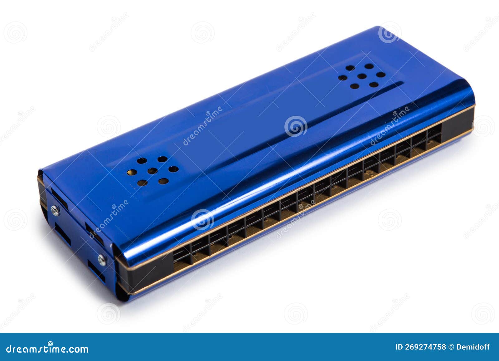 G-Scale Harmonica stock photo. Image of instrument, closeup - 269274758