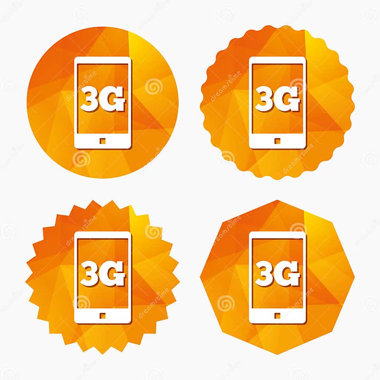 3G Sign. Mobile Telecommunications Technology. Stock Vector ...