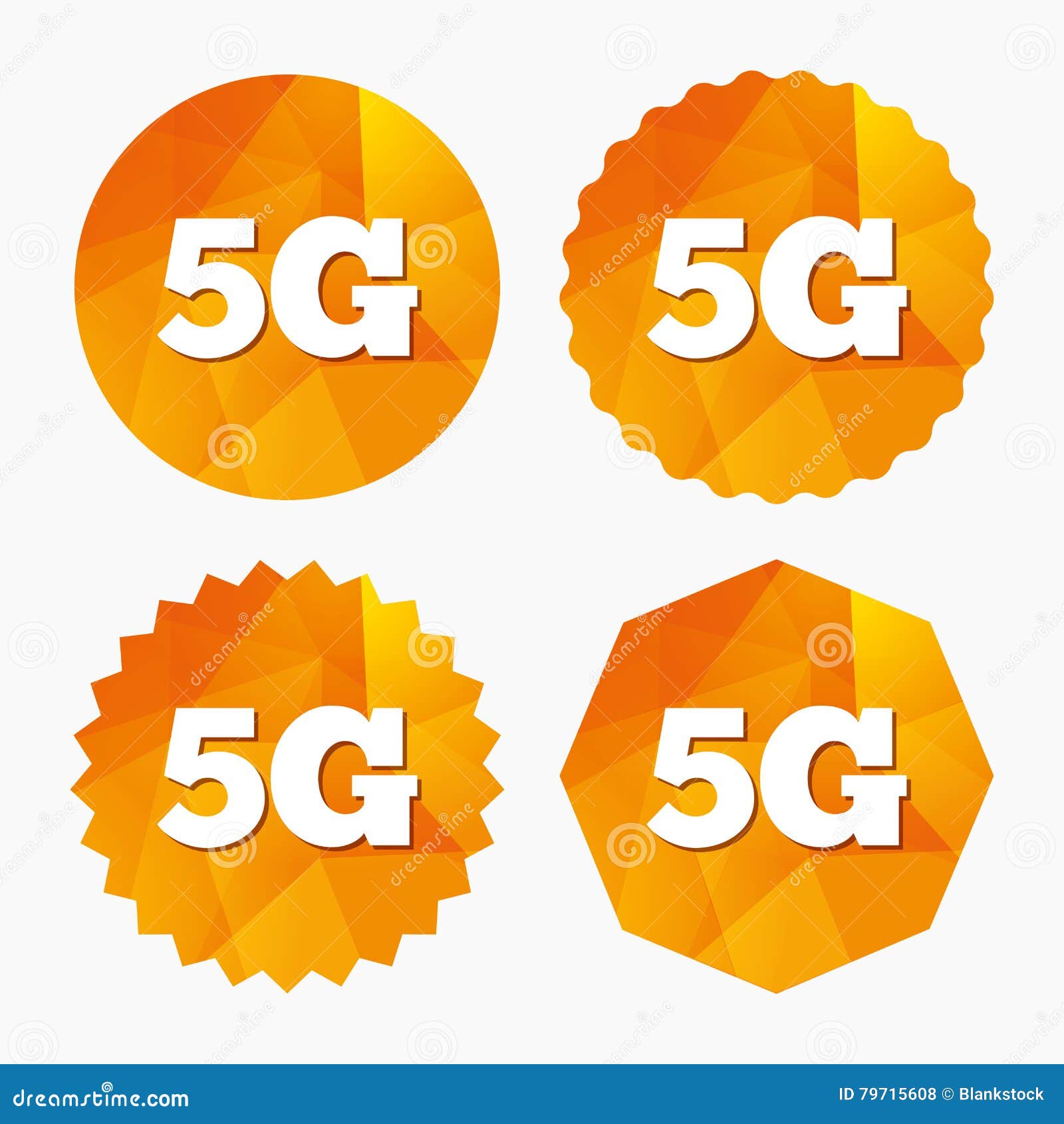 5G Sign. Mobile Telecommunications Technology. Stock Vector ...