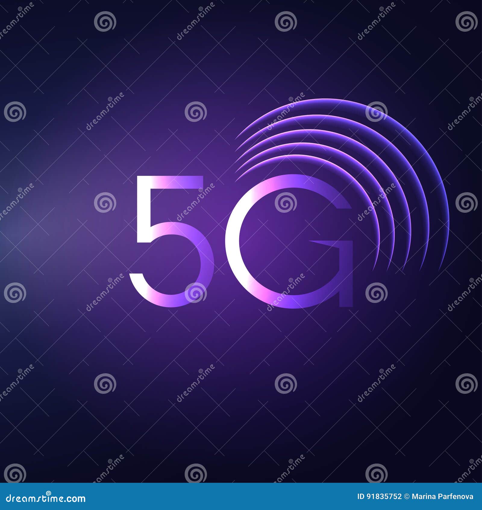 5G Sign Vector Icon. Mobile Telecommunications Technology Symbol. Stock ...