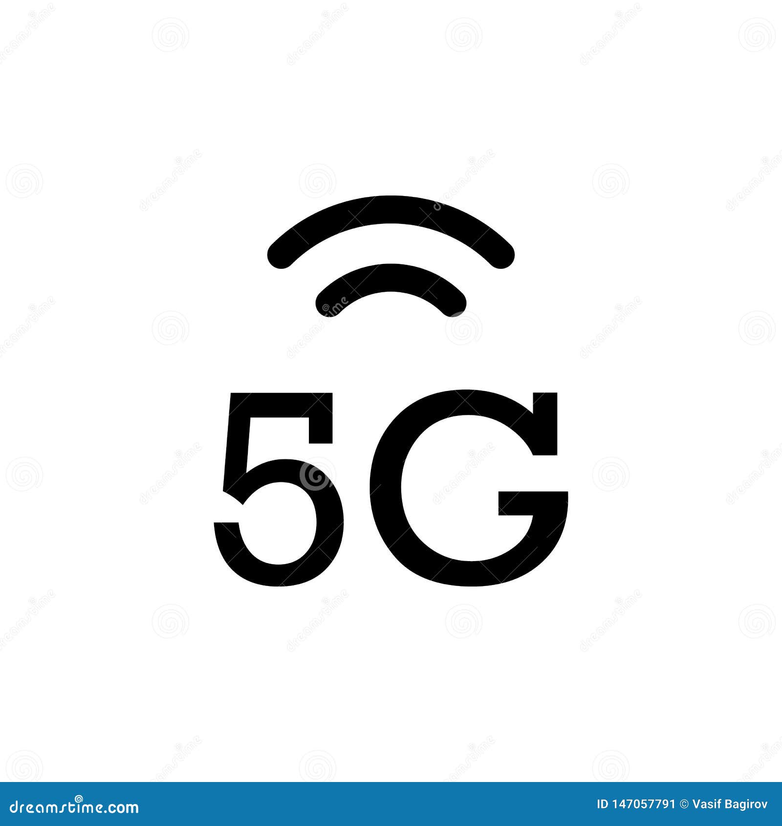 5g, Signal Vector Icon. Simple Element Illustration from UI Concept ...