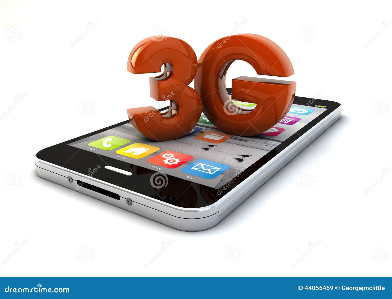 3g smartphone stock illustration. Illustration of connection - 44056469