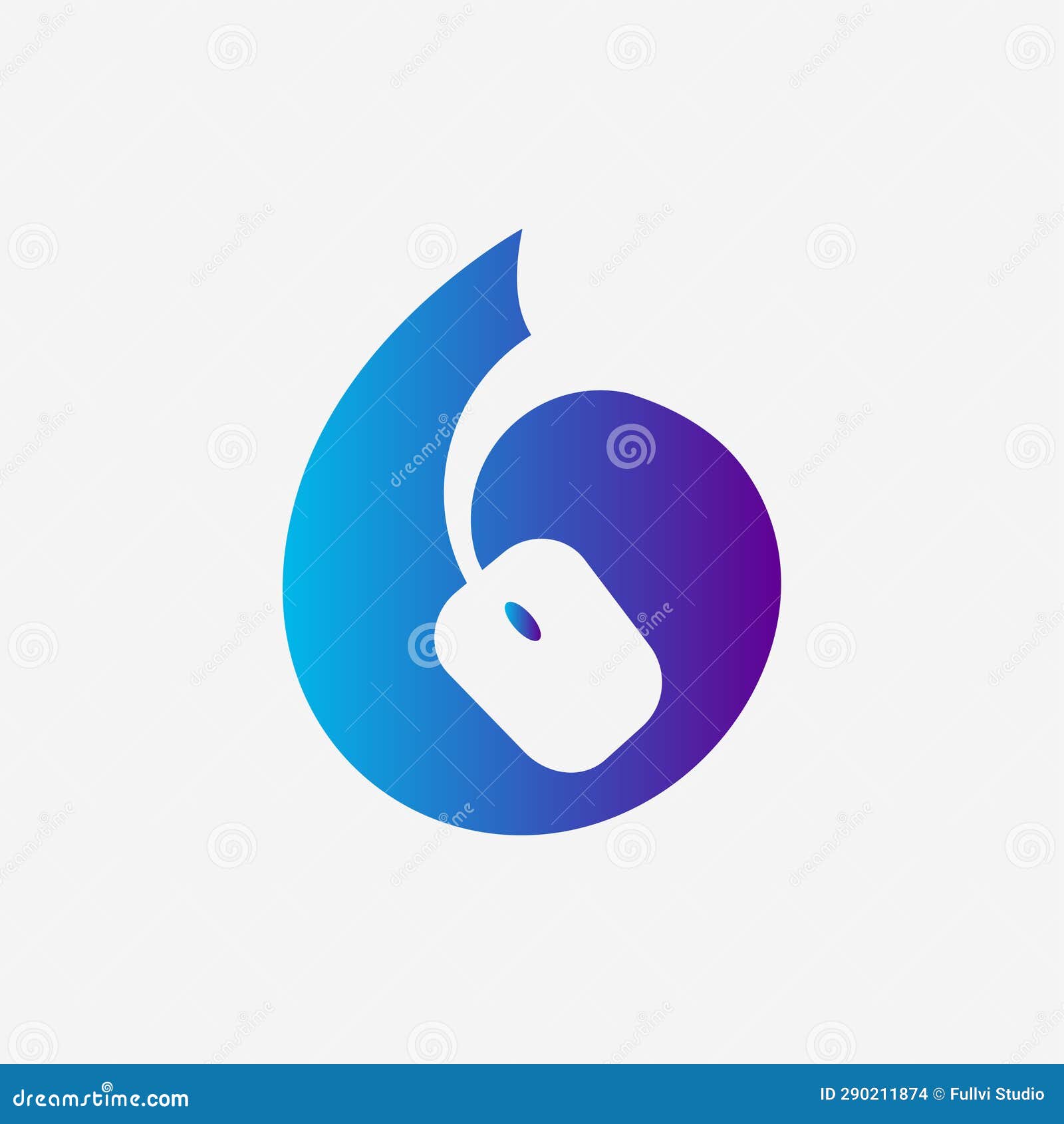 G Store Logo Concept Whit Abstract E and U Letter, Mouse Stock ...