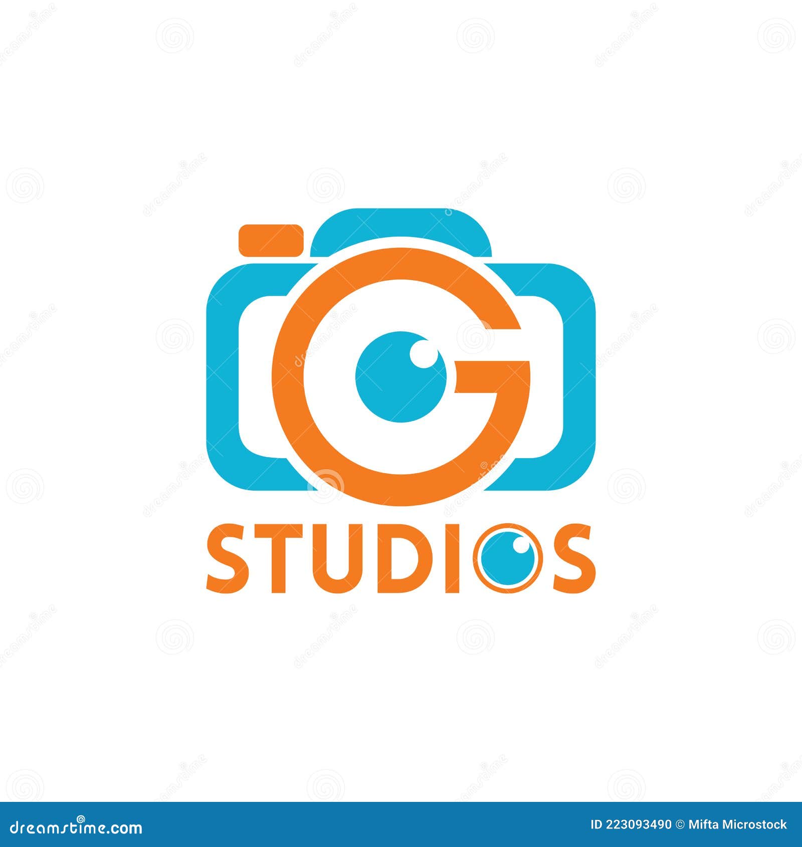 G Studios Logo Design Template Unique Modern Stock Vector ...