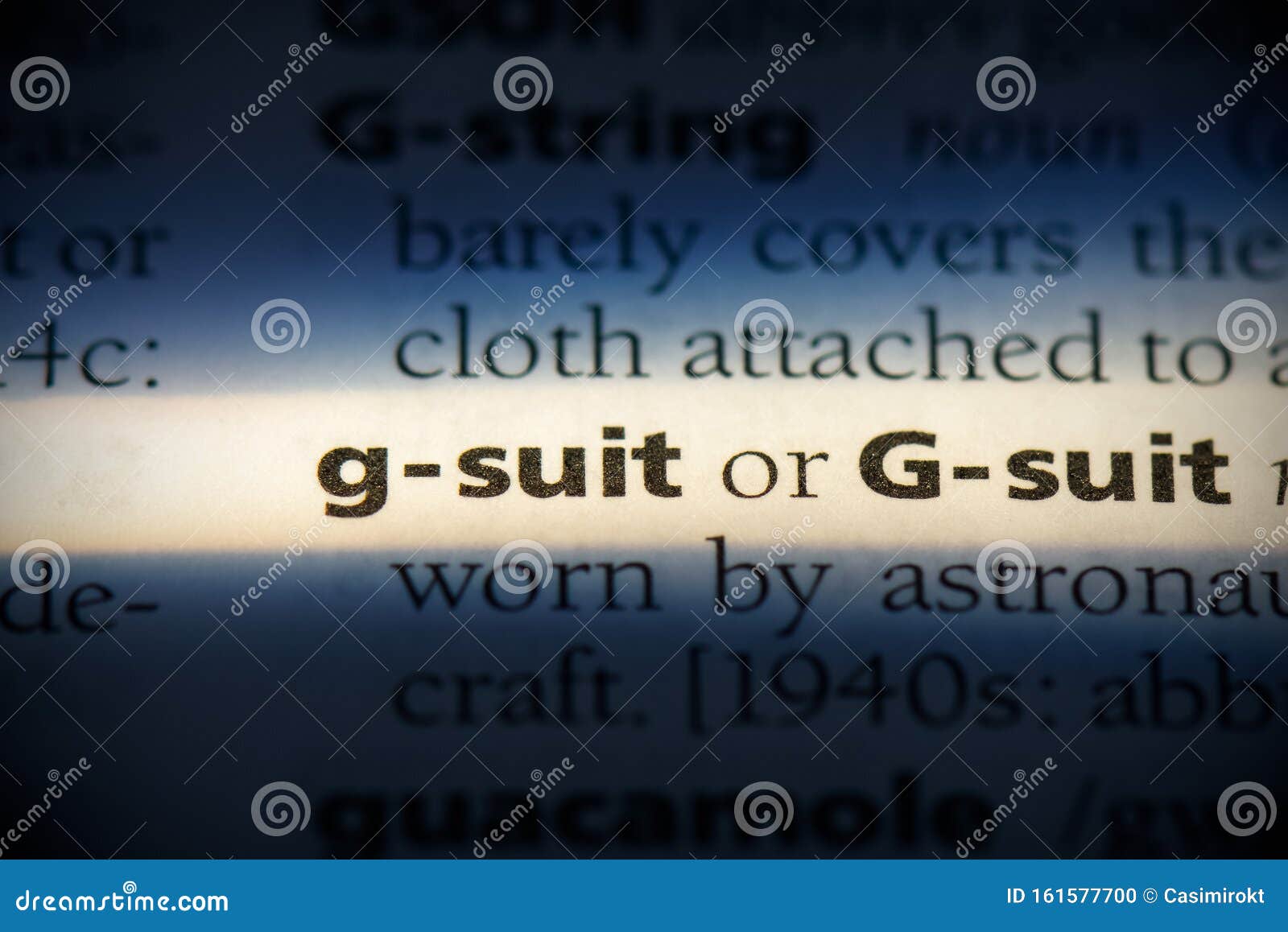 G-suit stock photo. Image of reference, book, vocabulary - 161577700