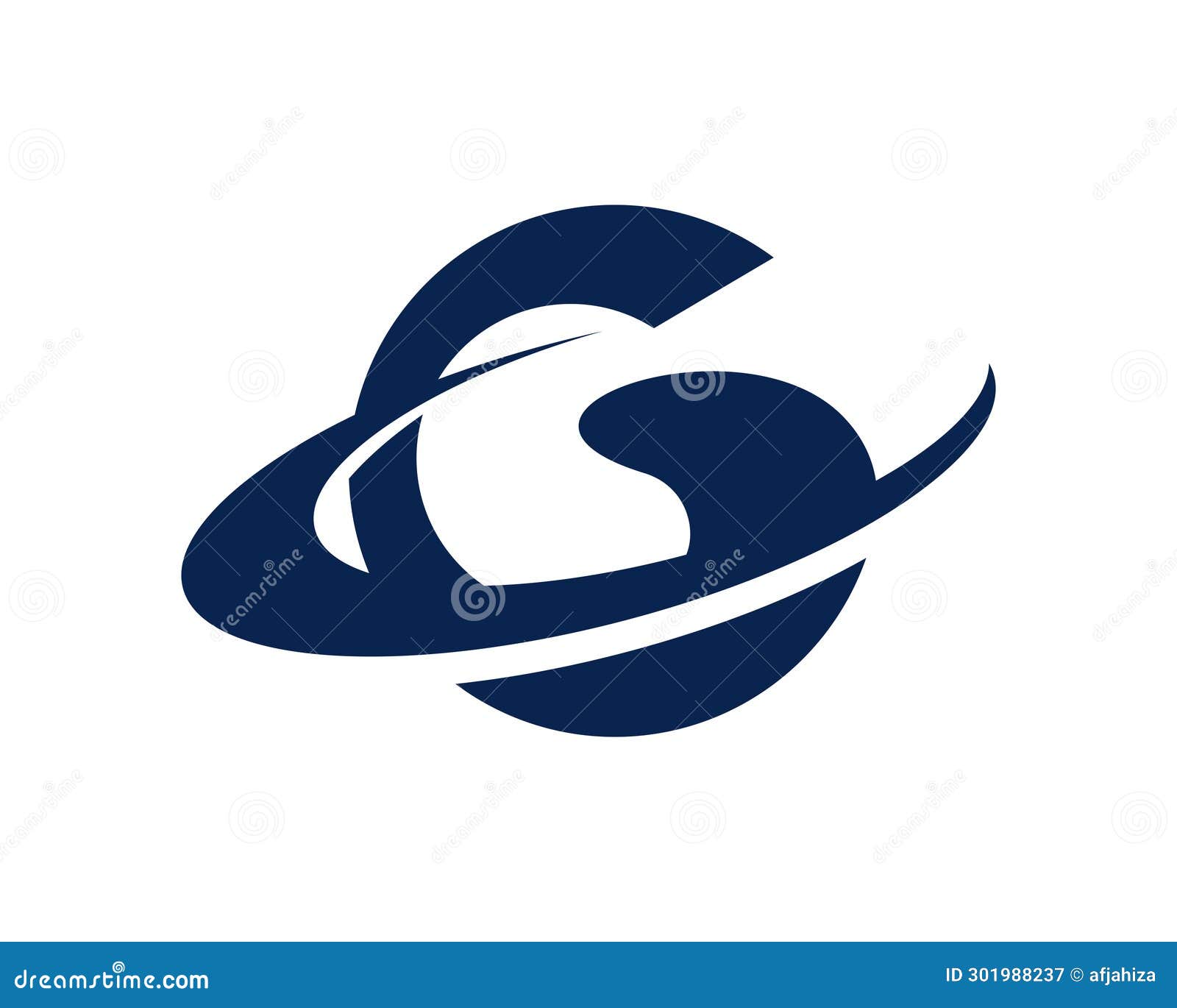 G Swoosh Logo Icon Template Stock Illustration - Illustration of ...
