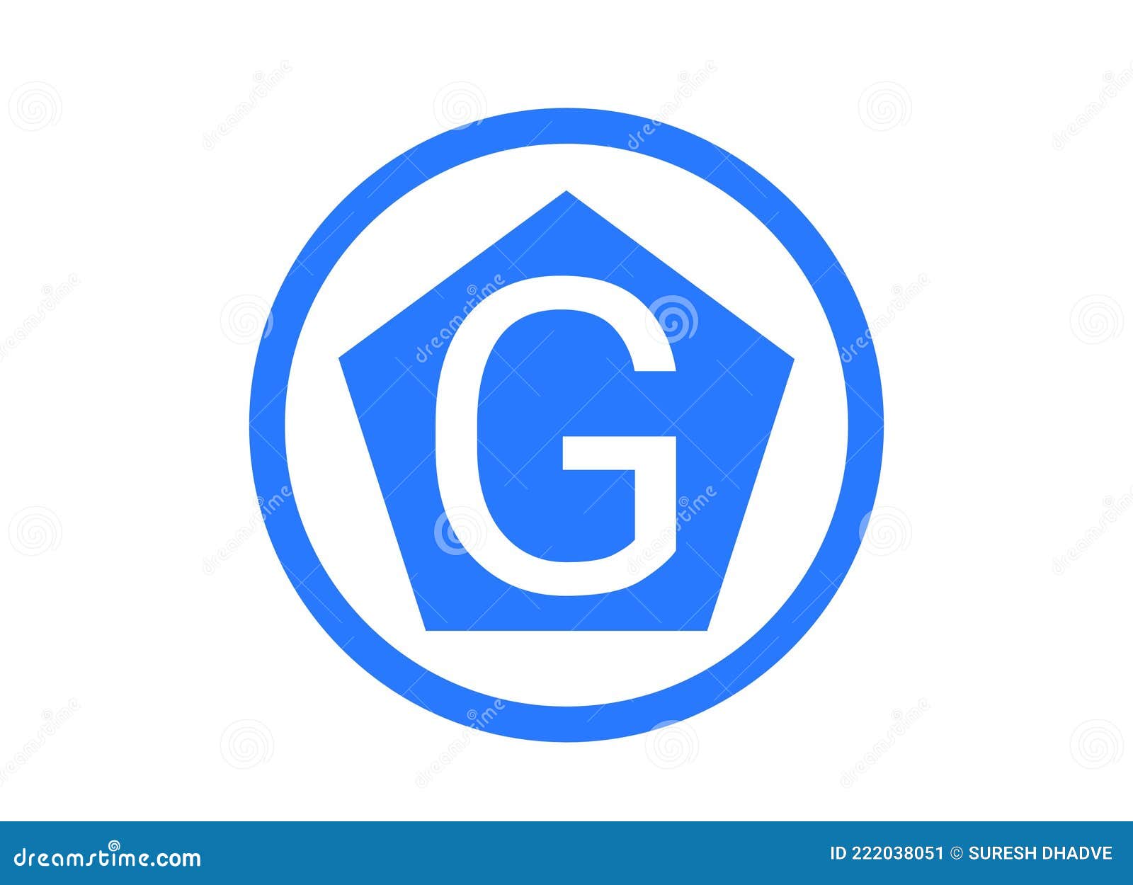 G Symbole Du Logo De L'alphabet Illustration Stock - Illustration du ...