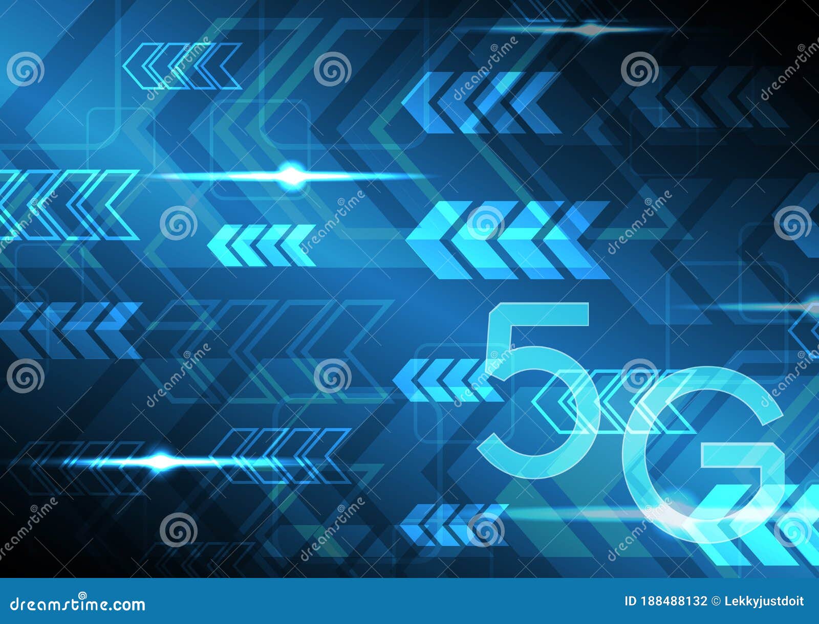 5G Technology Abstract Arrow Background Stock Vector - Illustration of science, technology ...