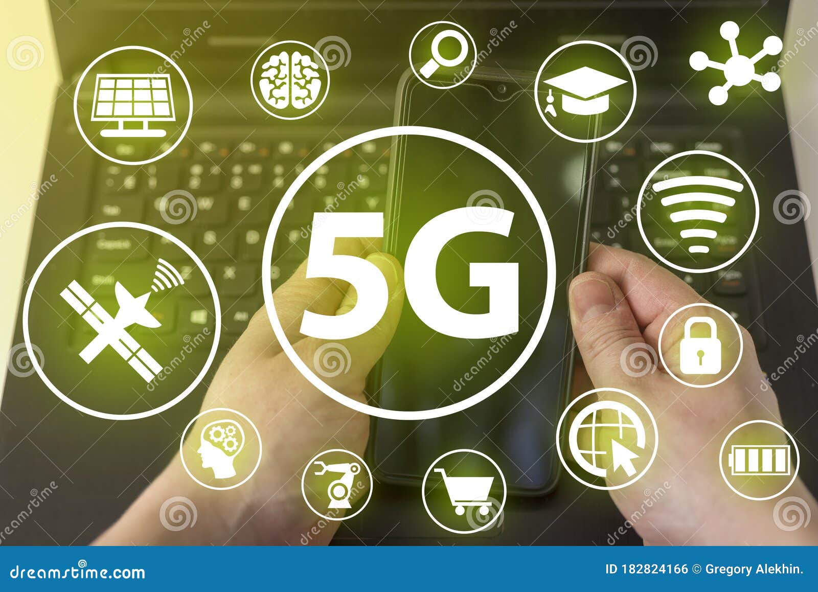 5G Telecommunications Business Technology is a Web-based Network ...