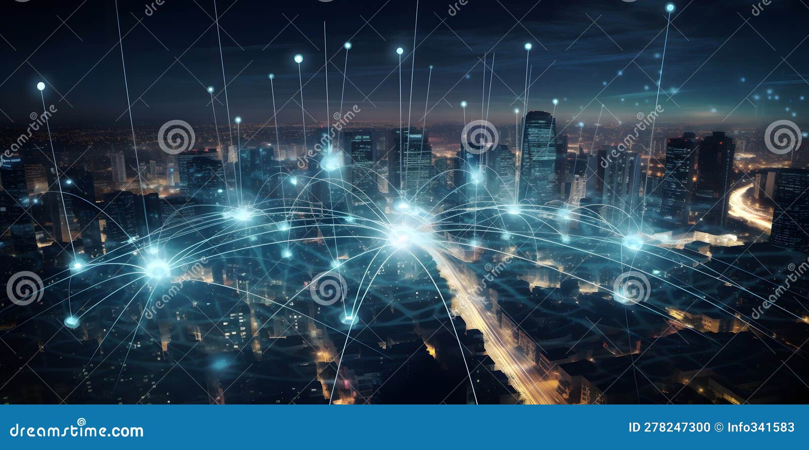 5G Telecommunications Network Infrastructure Wireless Tec Generative AI ...