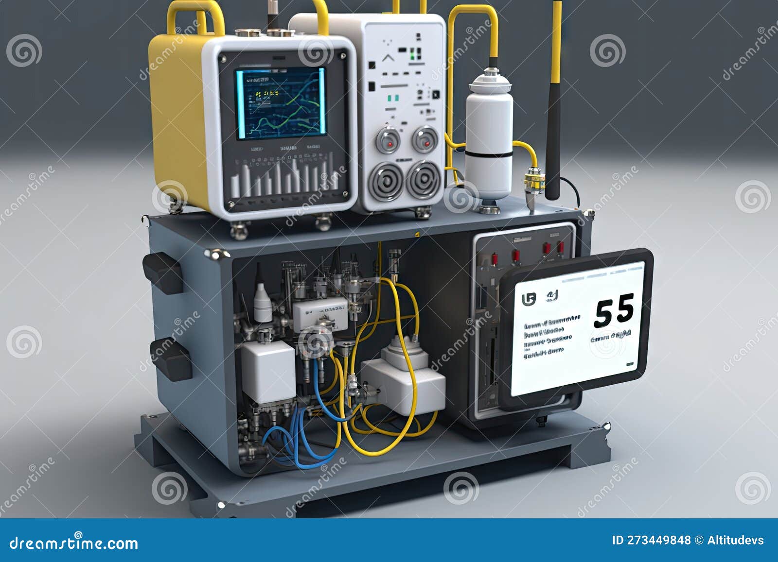 5g Test Bed, with Network Equipment and Devices in Active Use Stock ...