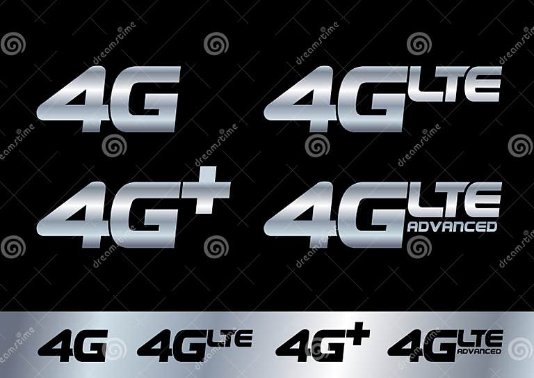 4G stock vector. Illustration of speed, communication - 50895366