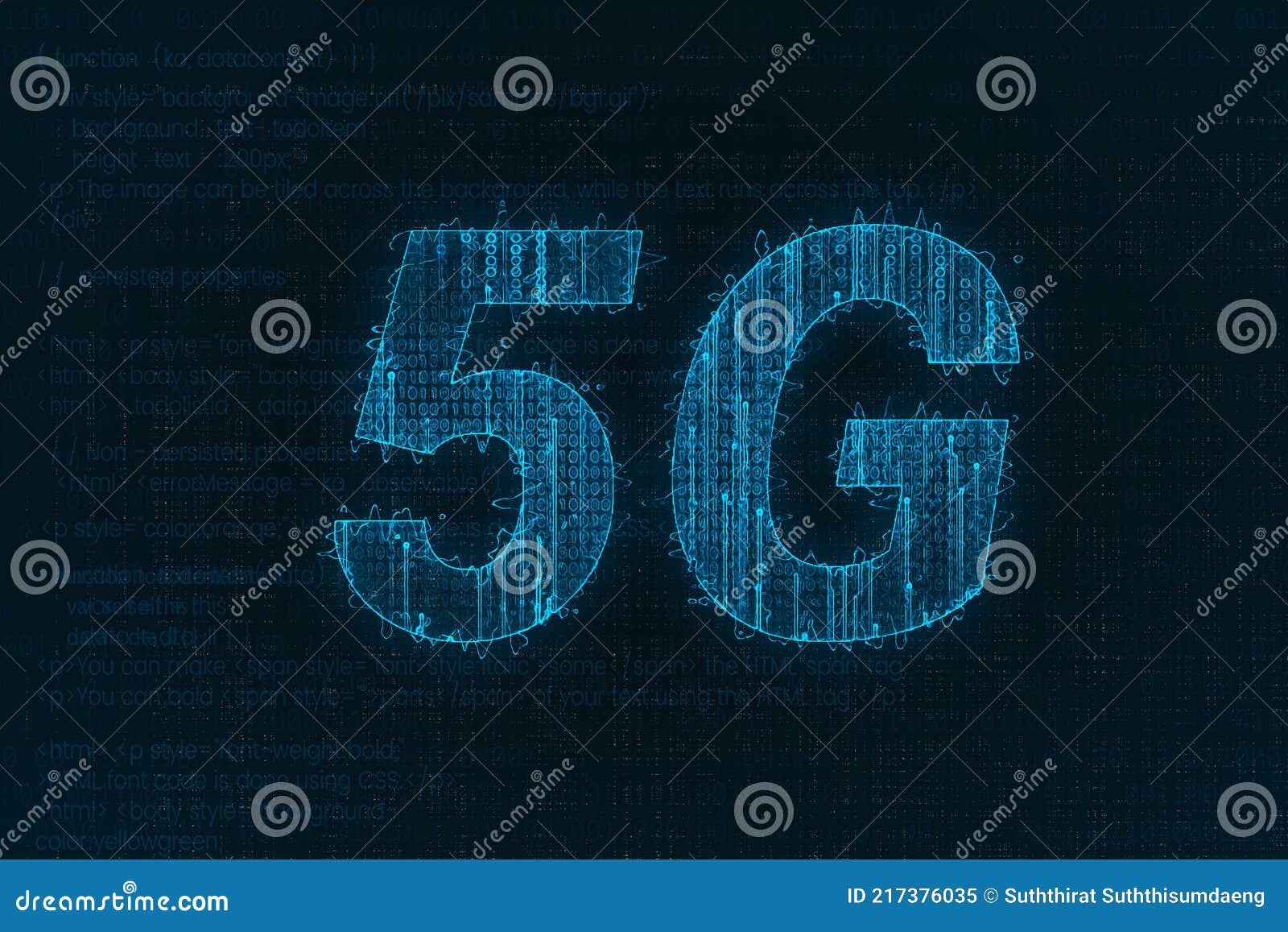 5G Wireless Communication Technology Stock Illustration - Illustration ...