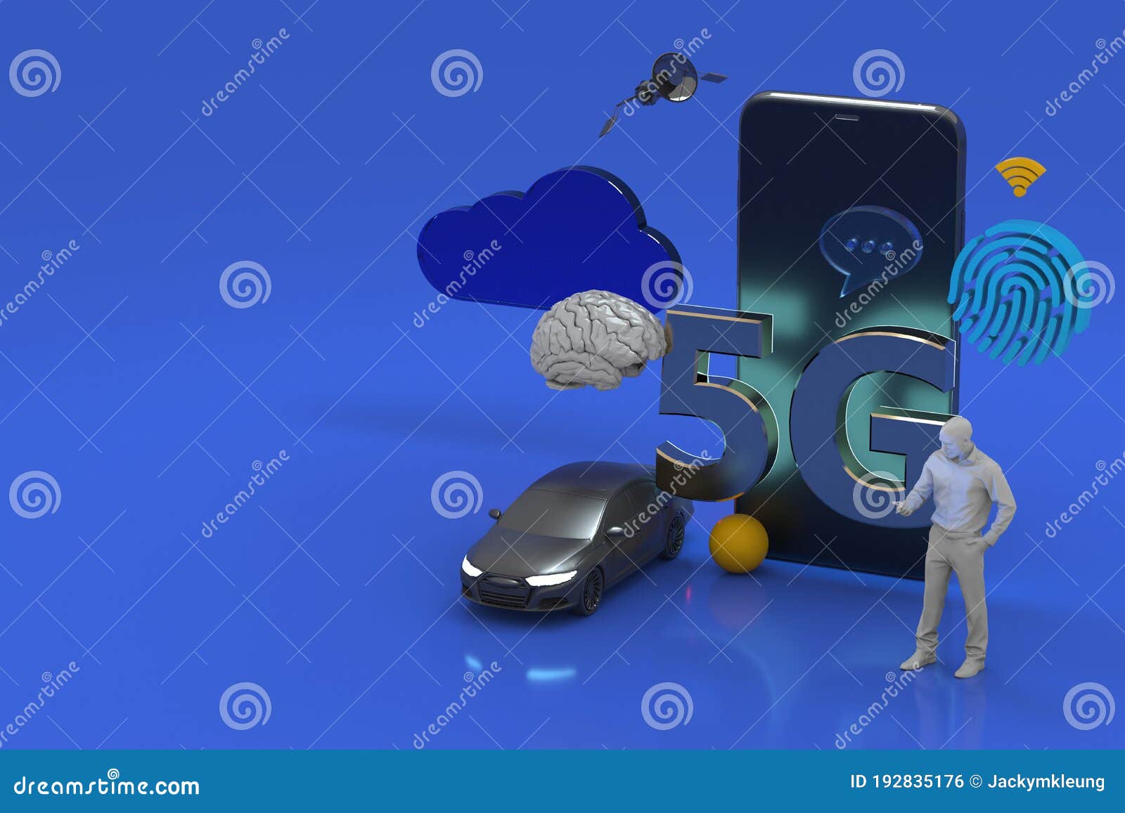 5G Wirless Mobile Information Technology Stock Photo - Image of ...