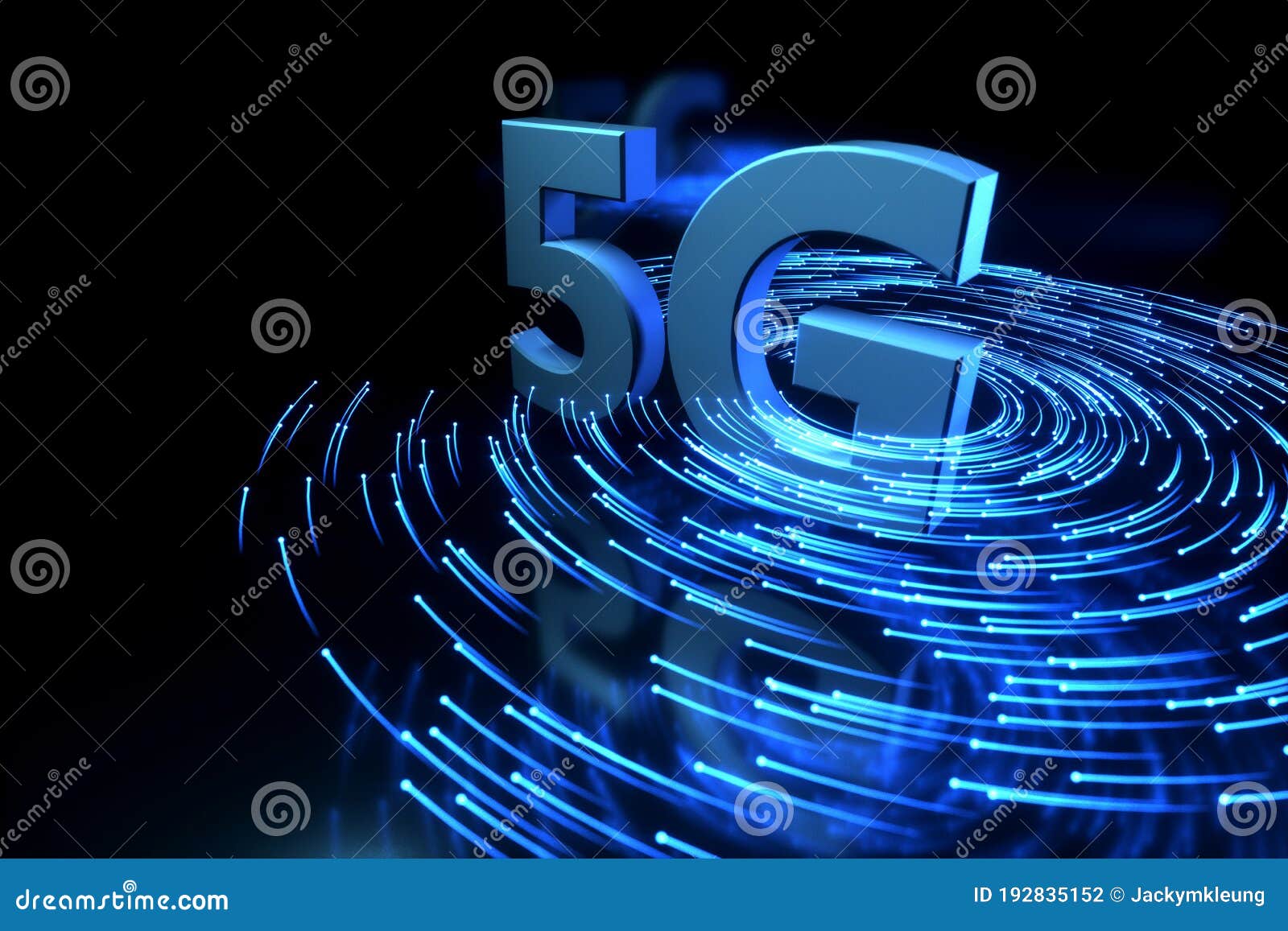 5G Wirless Mobile Information Technology Stock Illustration ...