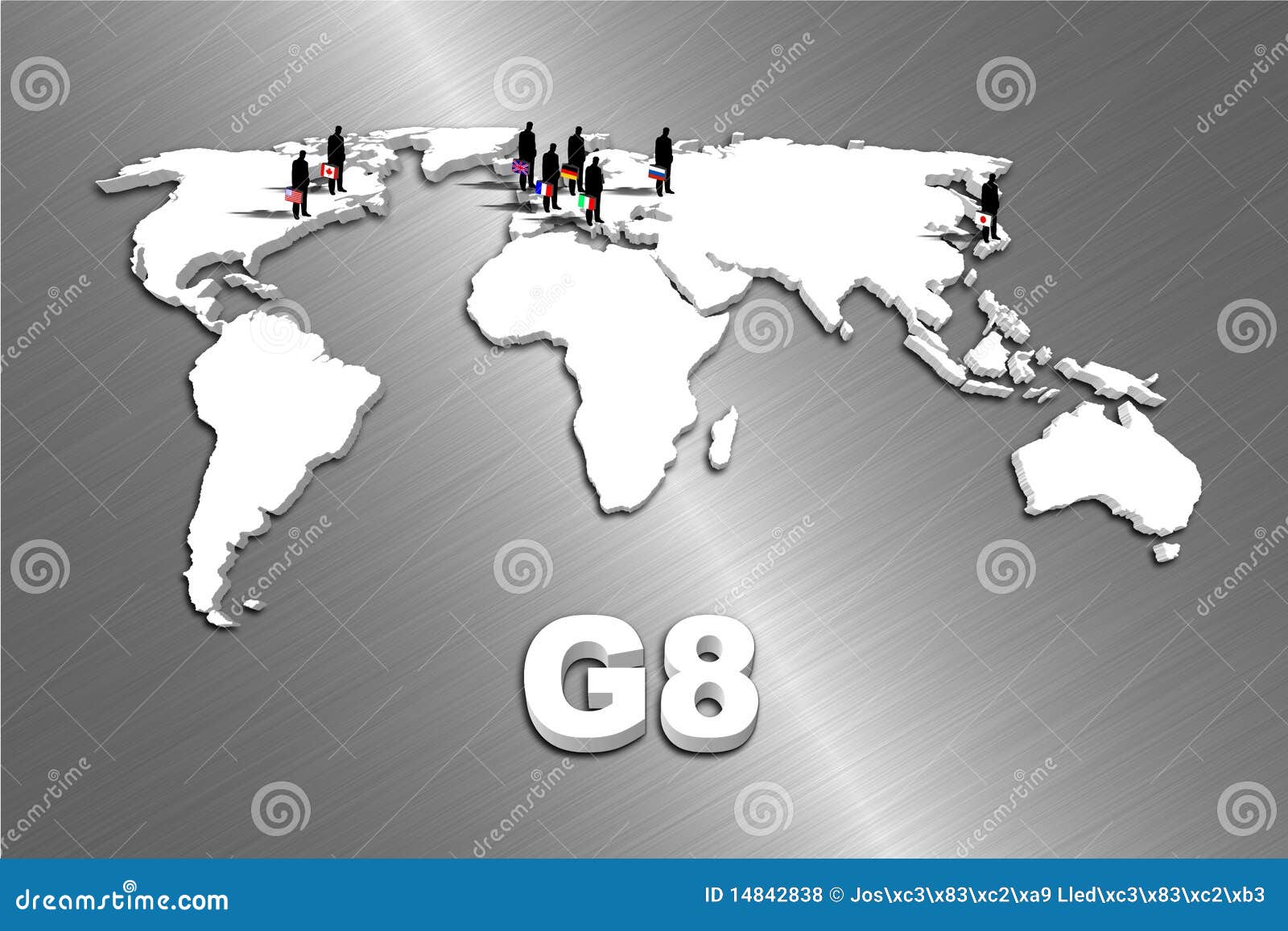G8 countries stock illustration. Illustration of information - 14842838