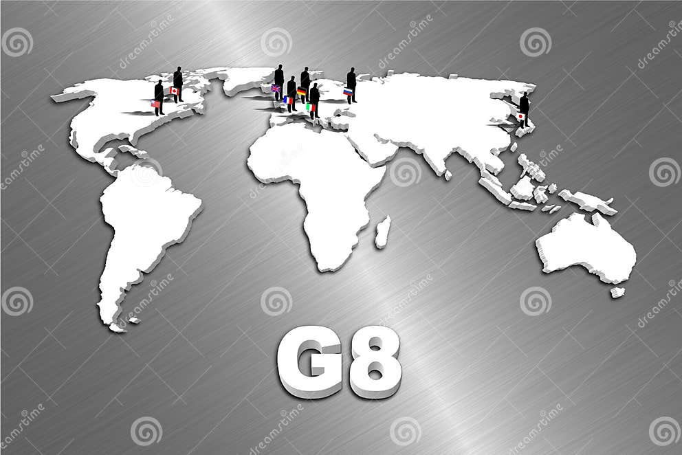 G8 countries stock illustration. Illustration of information - 14842838