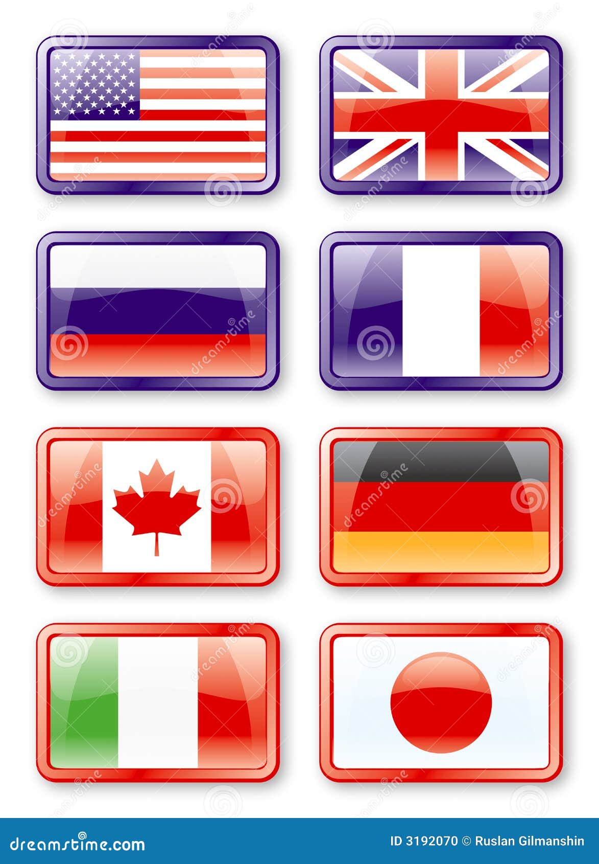 G8 flags stock illustration. Illustration of european - 3192070