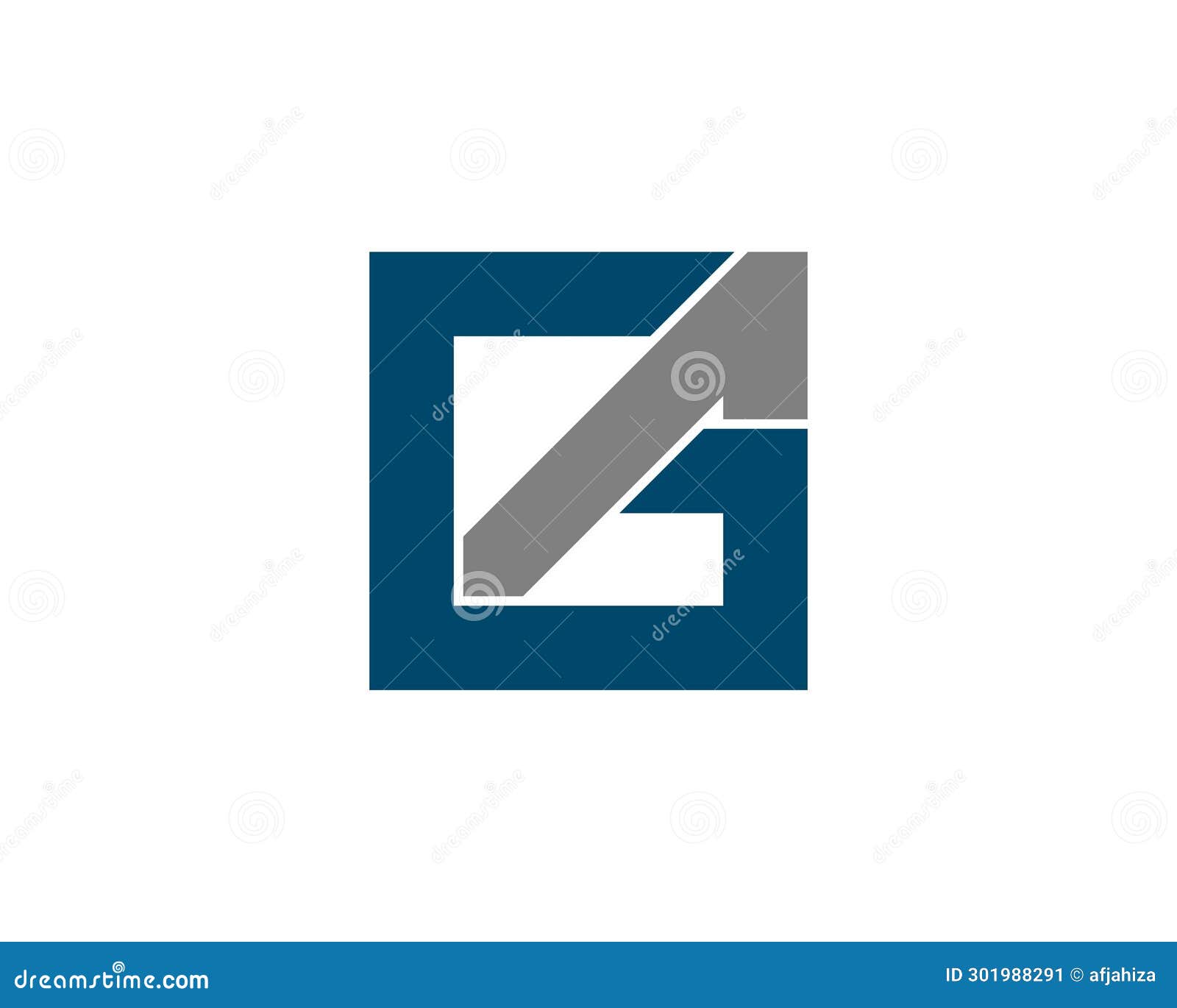 GA Square Logo Template Icon Cartoon Vector | CartoonDealer.com #301988291