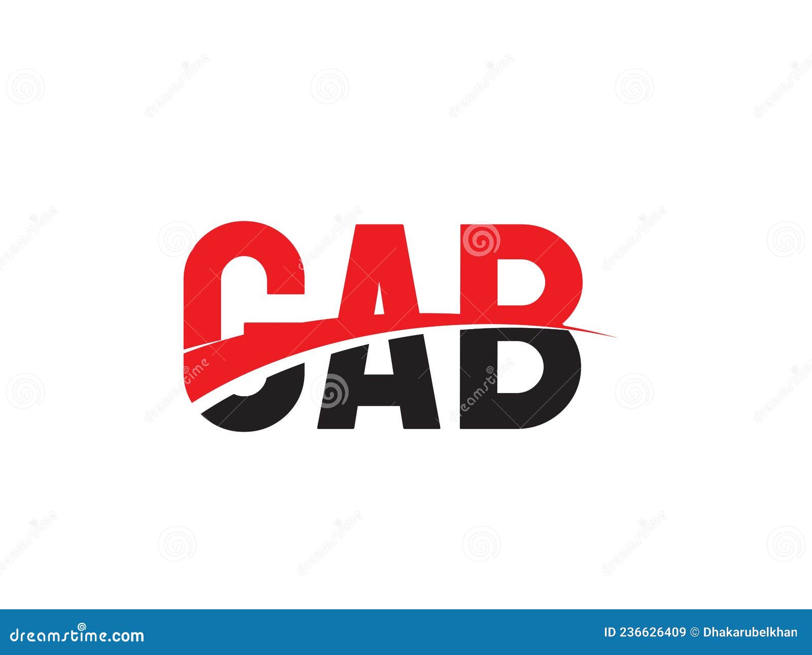 GAB Letter Initial Logo Design Vector Illustration Stock Vector ...