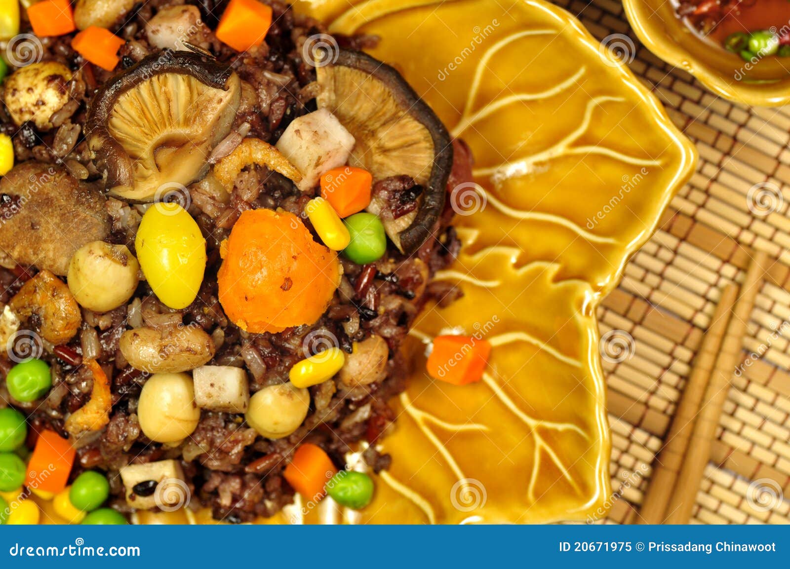 GABA rice stock image. Image of dietary, cuisine, shiitake - 20671975