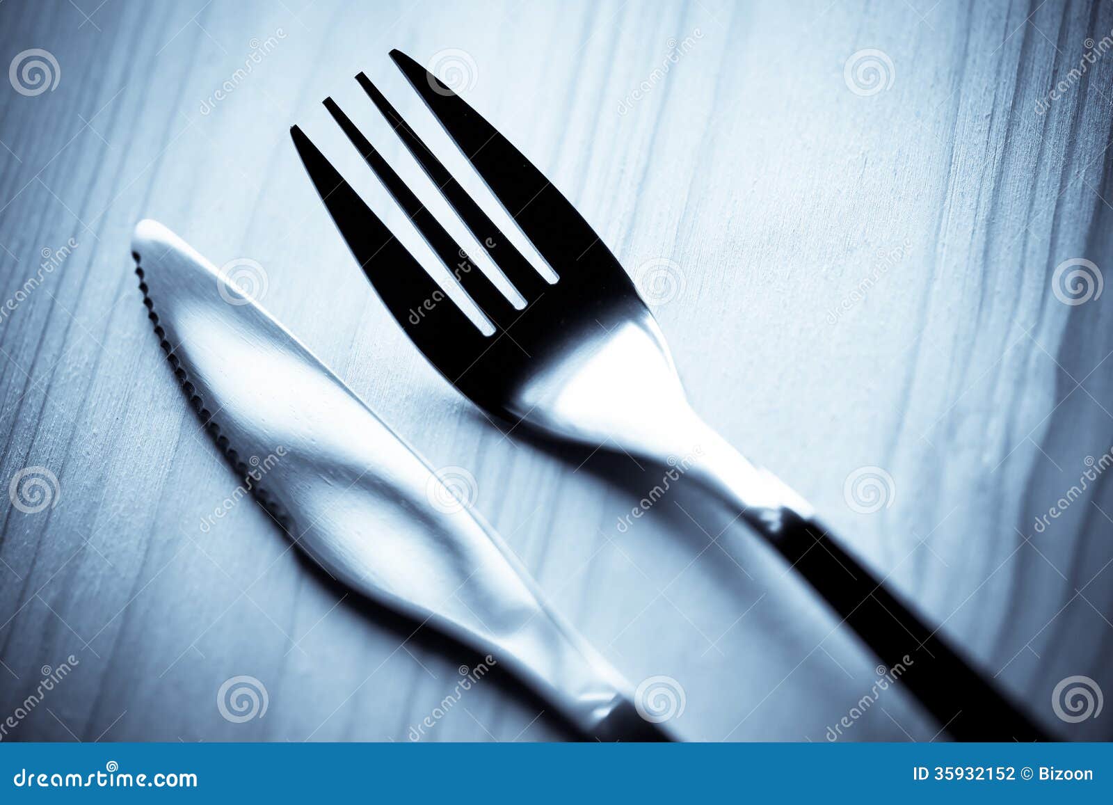 Gabel und Messer stockfoto. Bild von frühstück, messer - 35932152