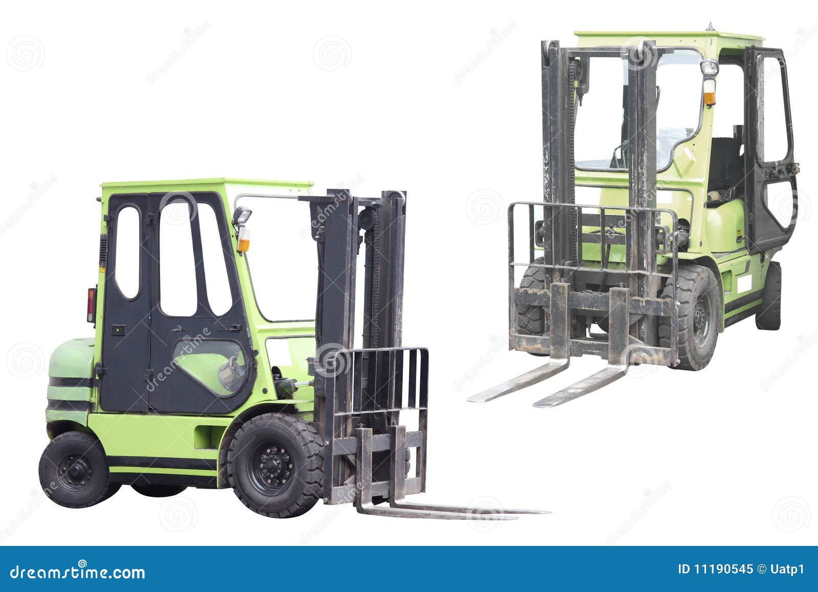 Gabelstapler stockbild. Bild von ausrüstung, ladevorrichtung - 11190545
