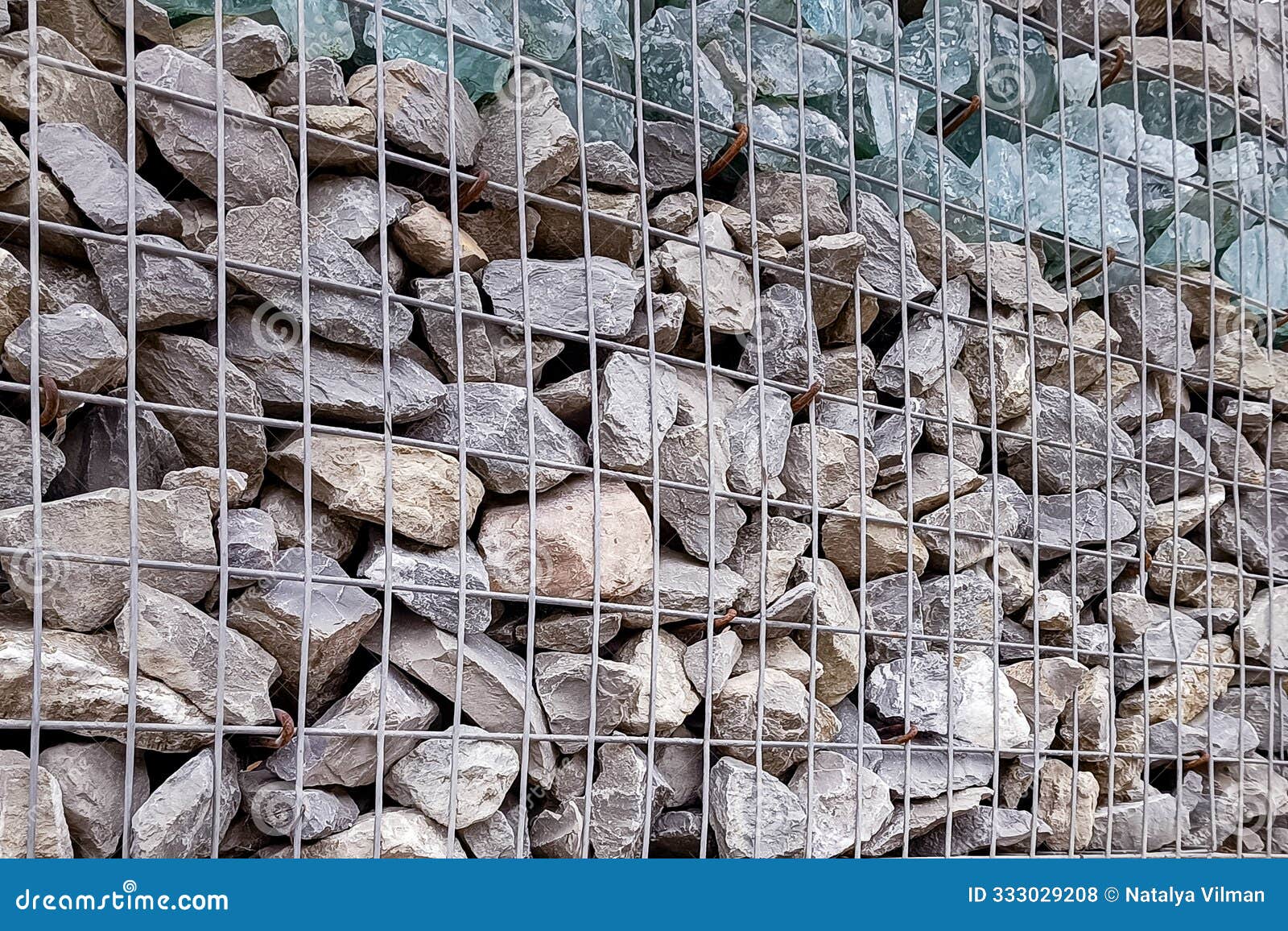 Gabion Mesh and Stones Background Wallpaper Stock Photo - Image of ...