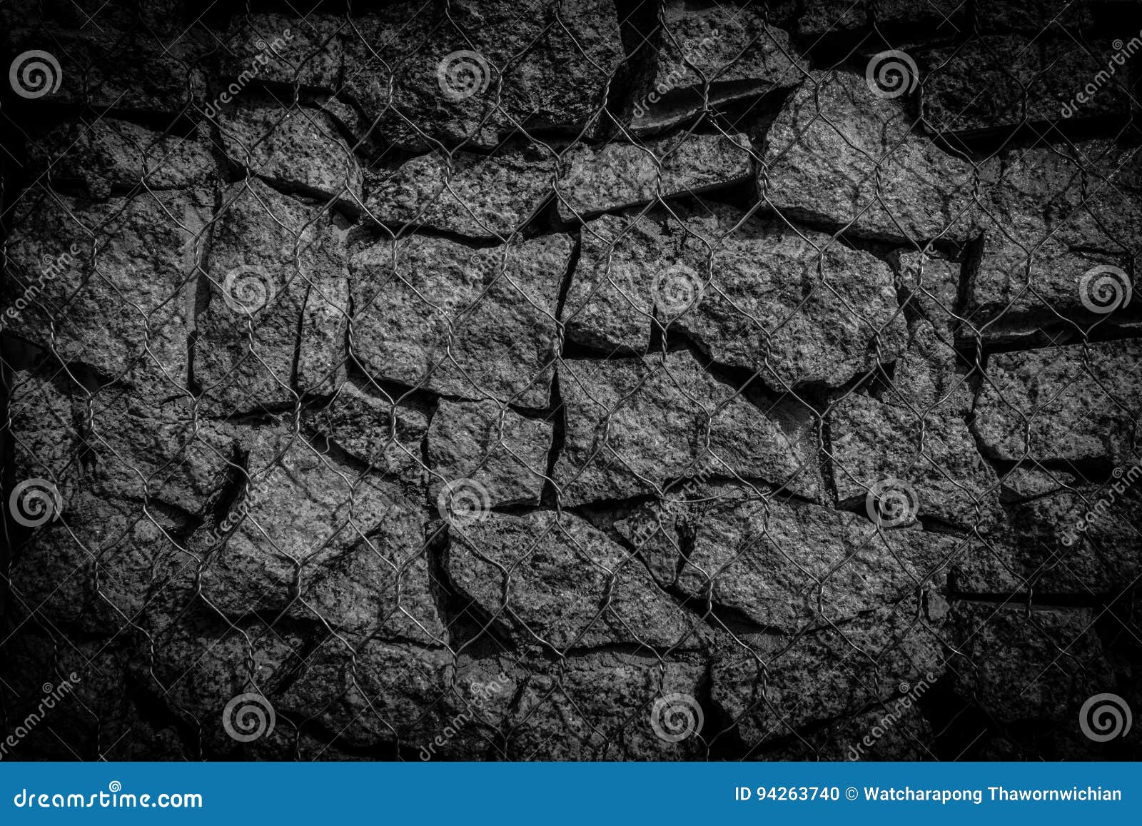 Gabion Stone in Cage Texture Background Stock Photo - Image of grey ...