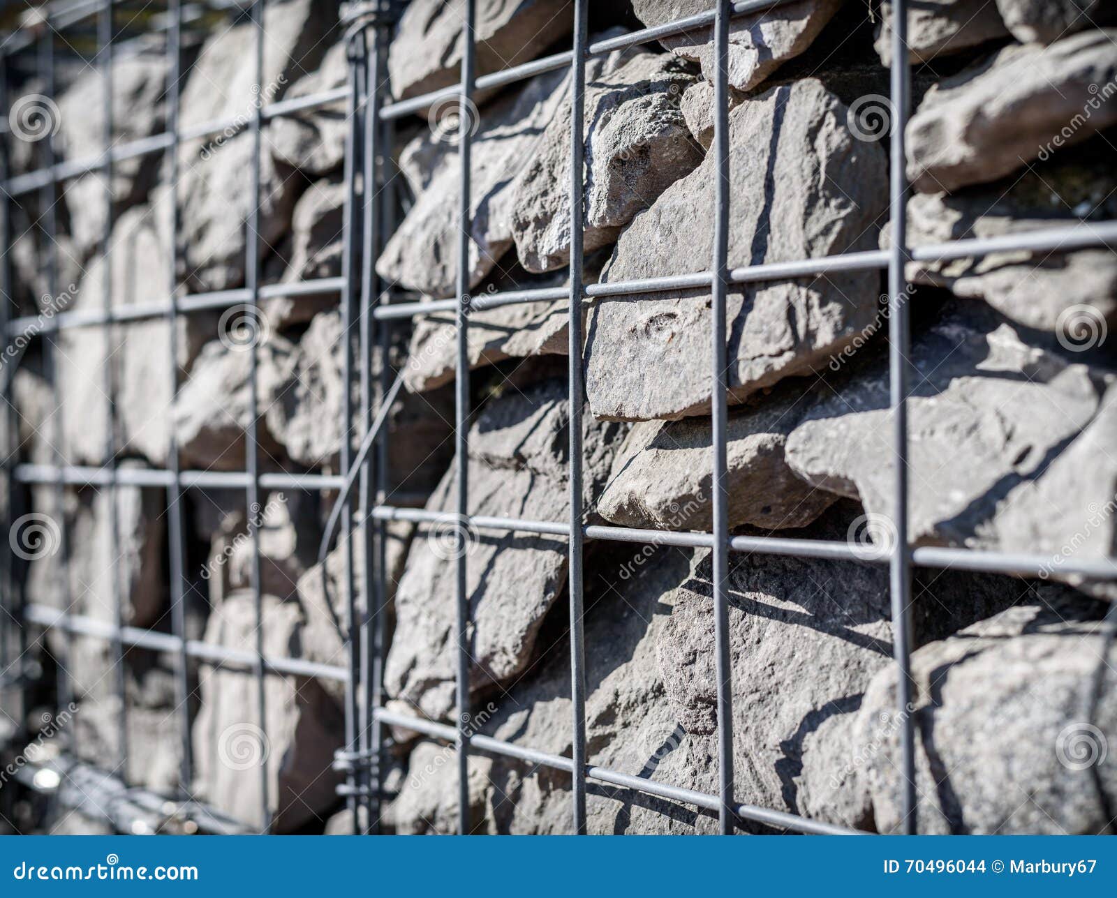 Gabion Structure stock photo. Image of retaining, protection - 70496044