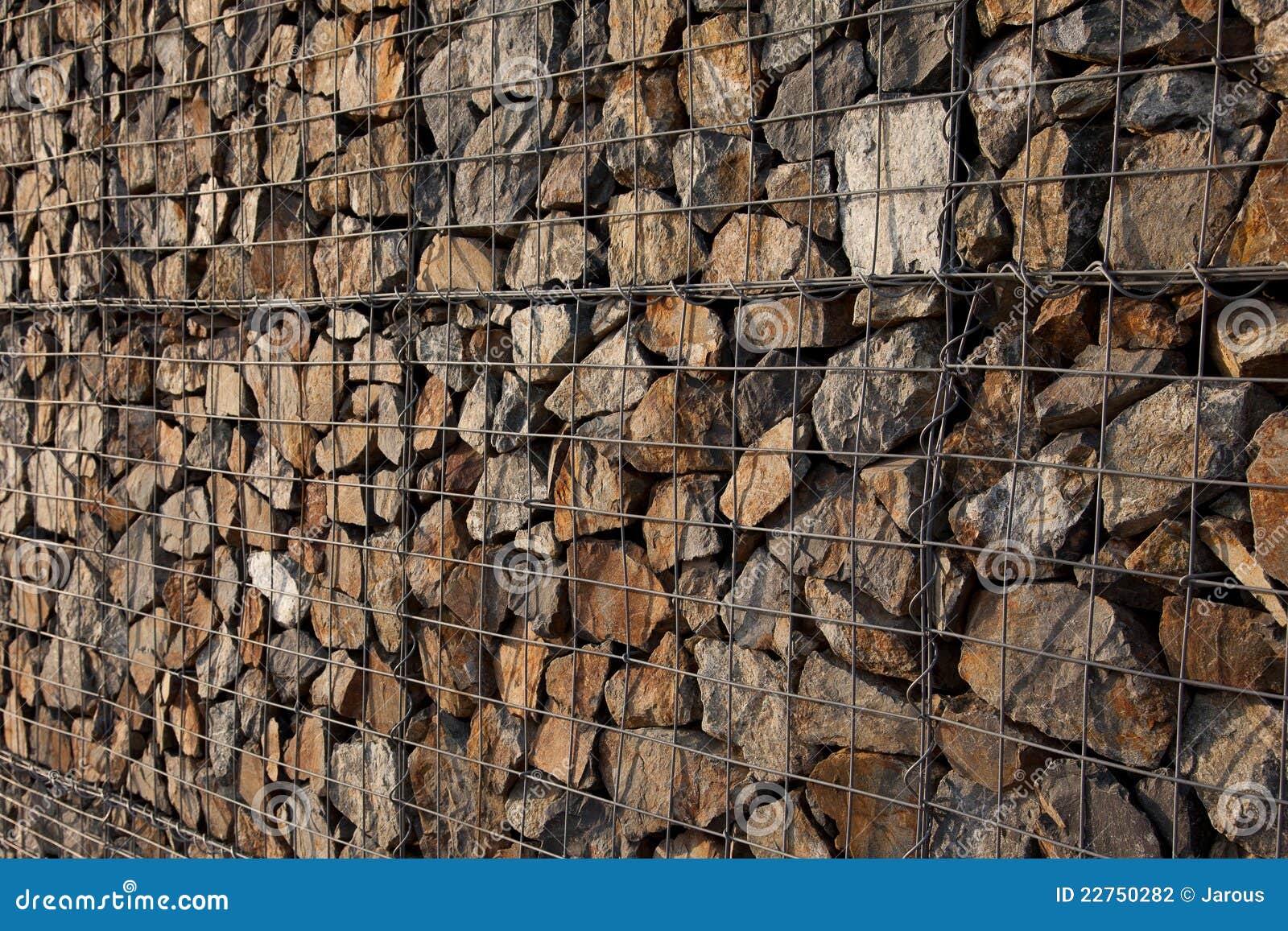 Gabion Wall Royalty-Free Stock Image | CartoonDealer.com #22750282