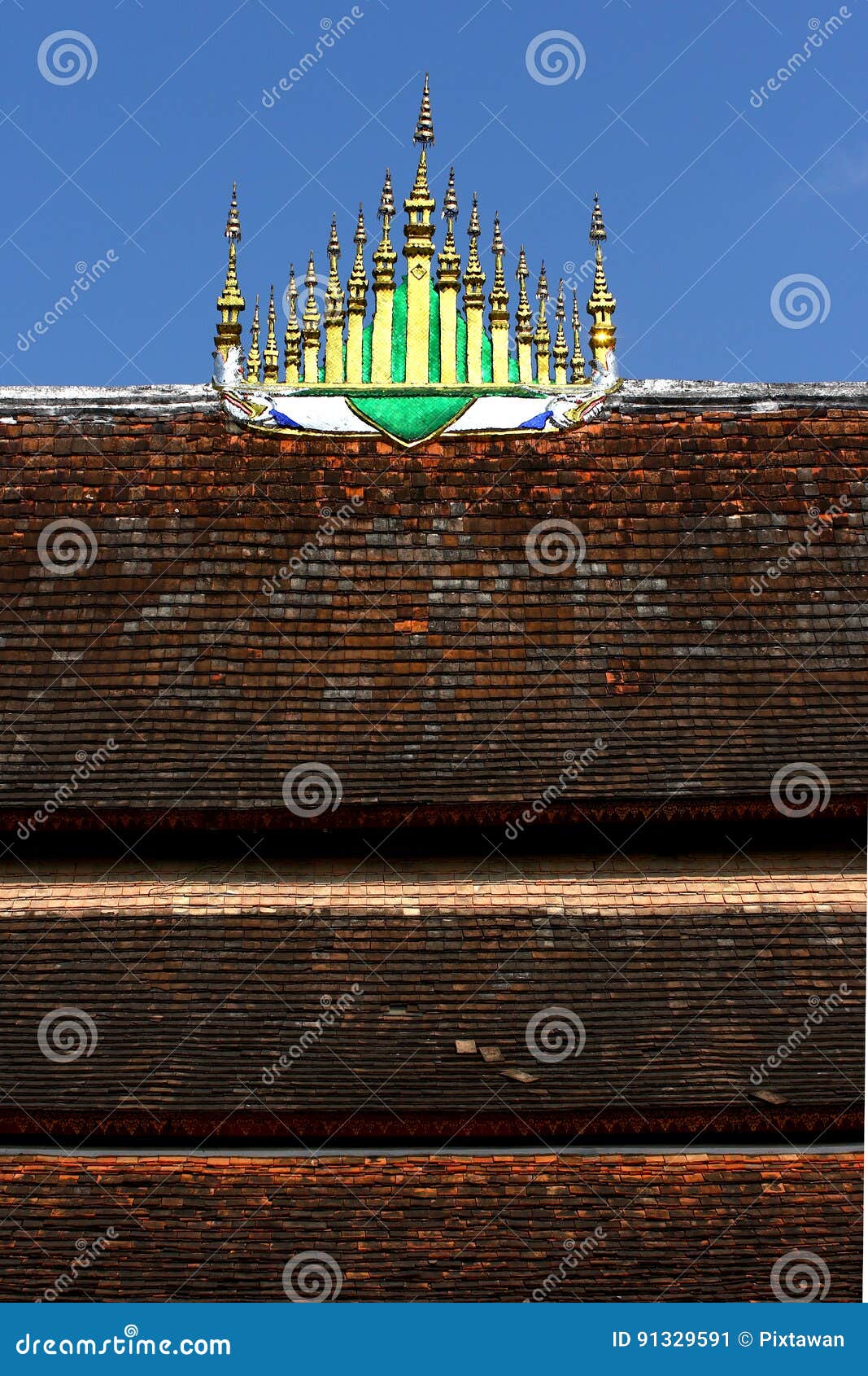 Gable Apex Of Church In A Temple Royalty-Free Stock Image ...